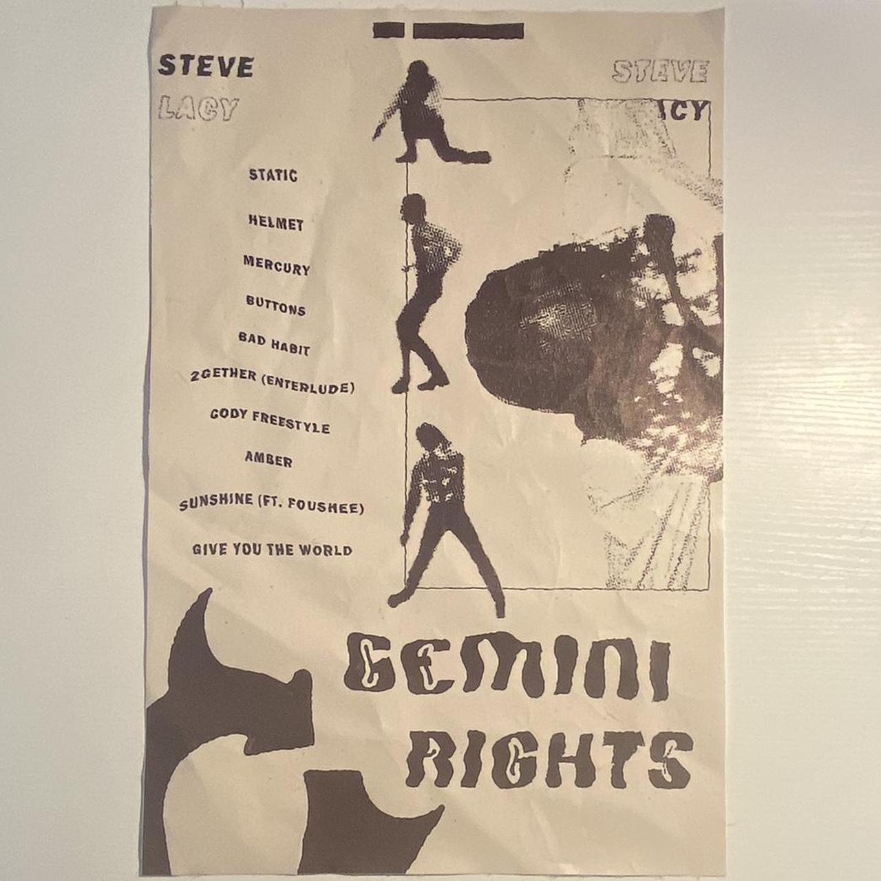 GEMINI RIGHTS Steve Lacey poster🤎Medium sized🤎cute... - Depop