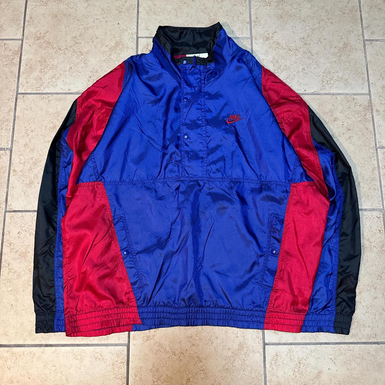 Late 80s Early 90s Nike Windbreaker Crazy Purple... - Depop