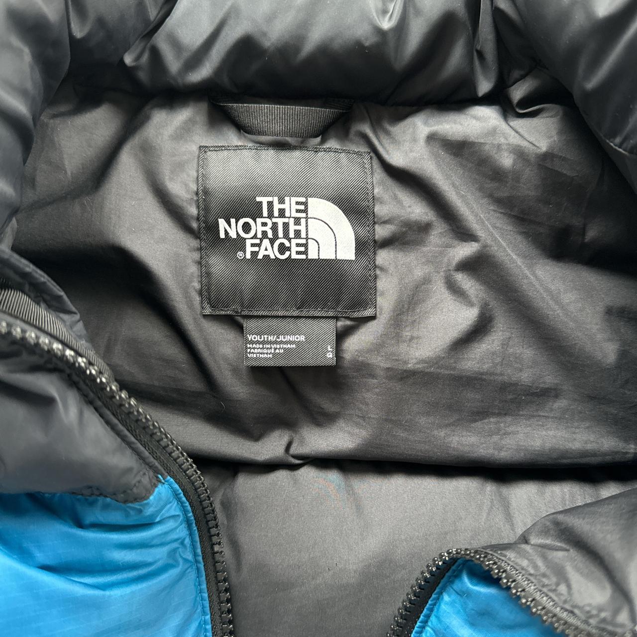 Youth large/ men’s small North Face puffer Blue... - Depop