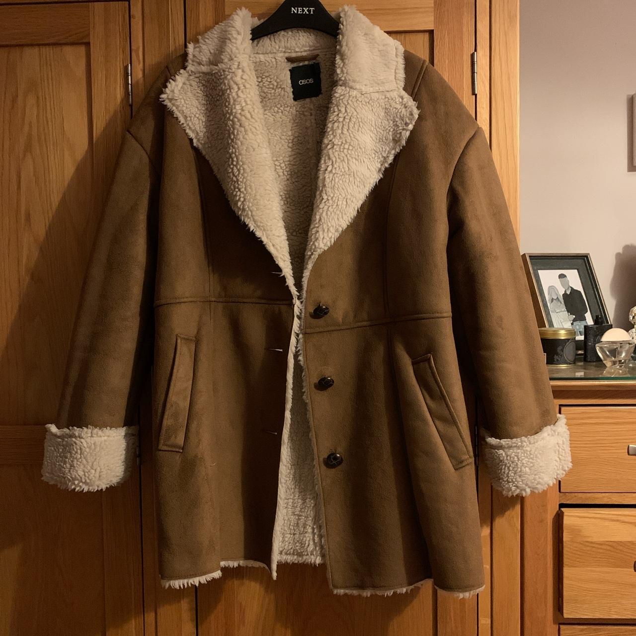 Gorgeous Aviator Jacket from Asos. Size UK 10 - Depop