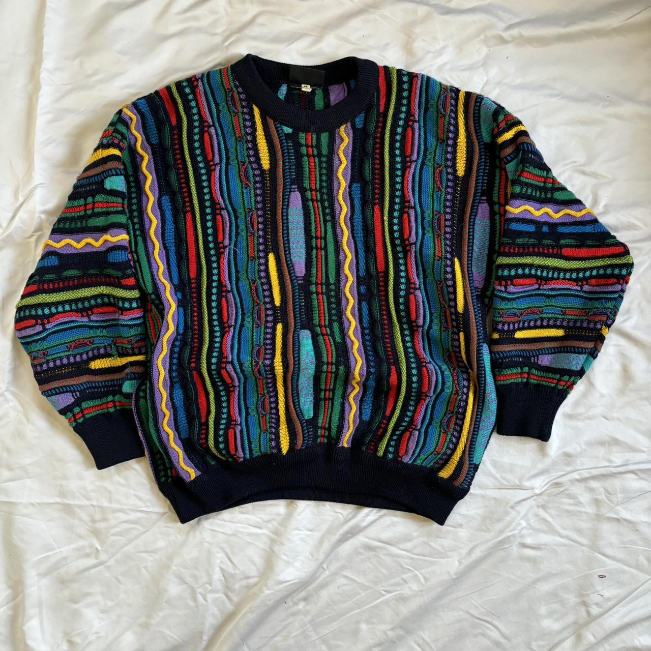 Vintage coogi style sweater Brand/label: tarilli,... - Depop