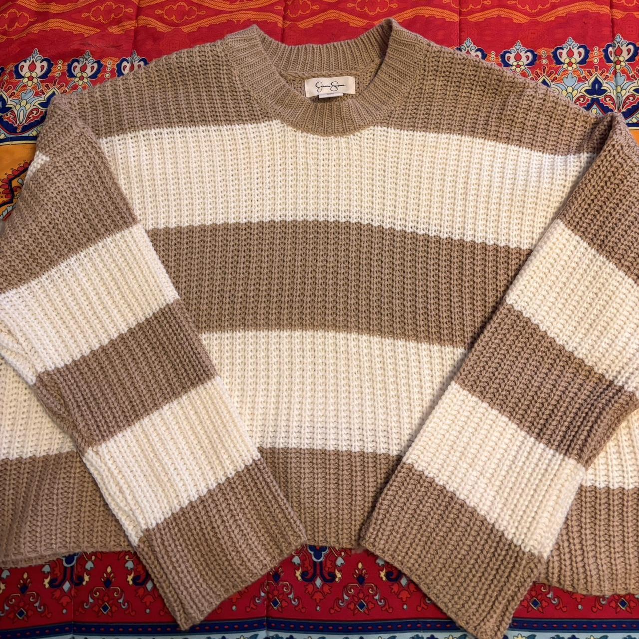 Jessica Simpson cropped knit sweater. Never worn.... - Depop