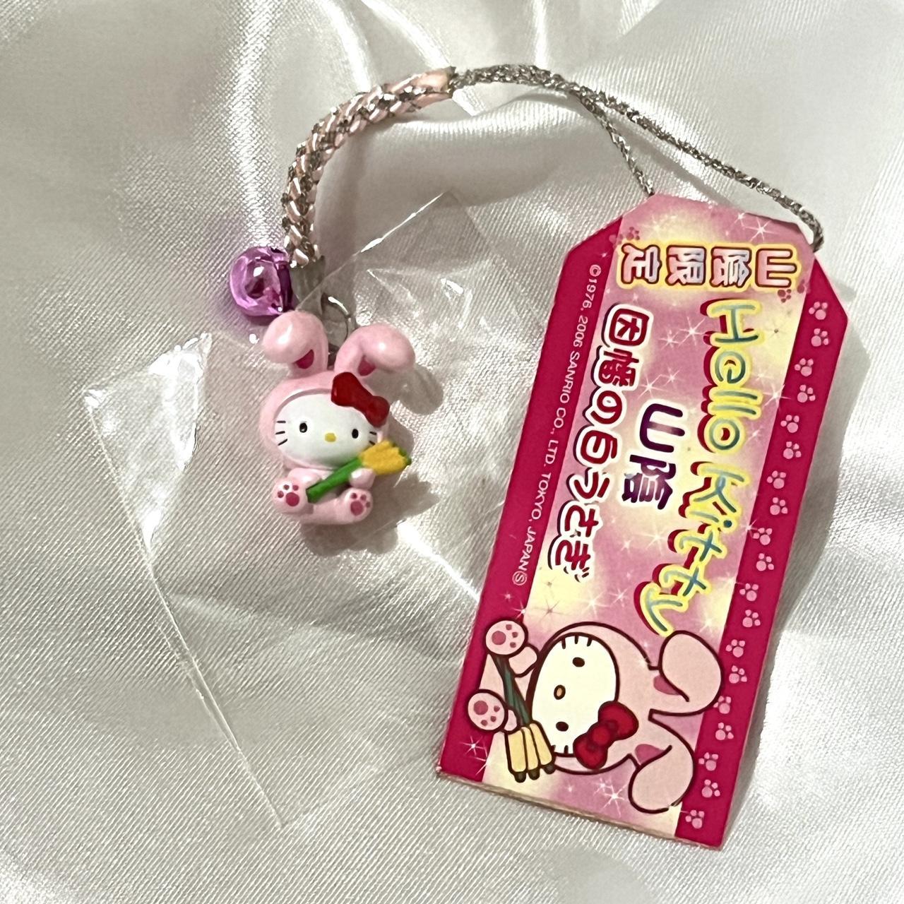 Hello Kitty Pink Bunny Gotochi Charm Feel free to... - Depop