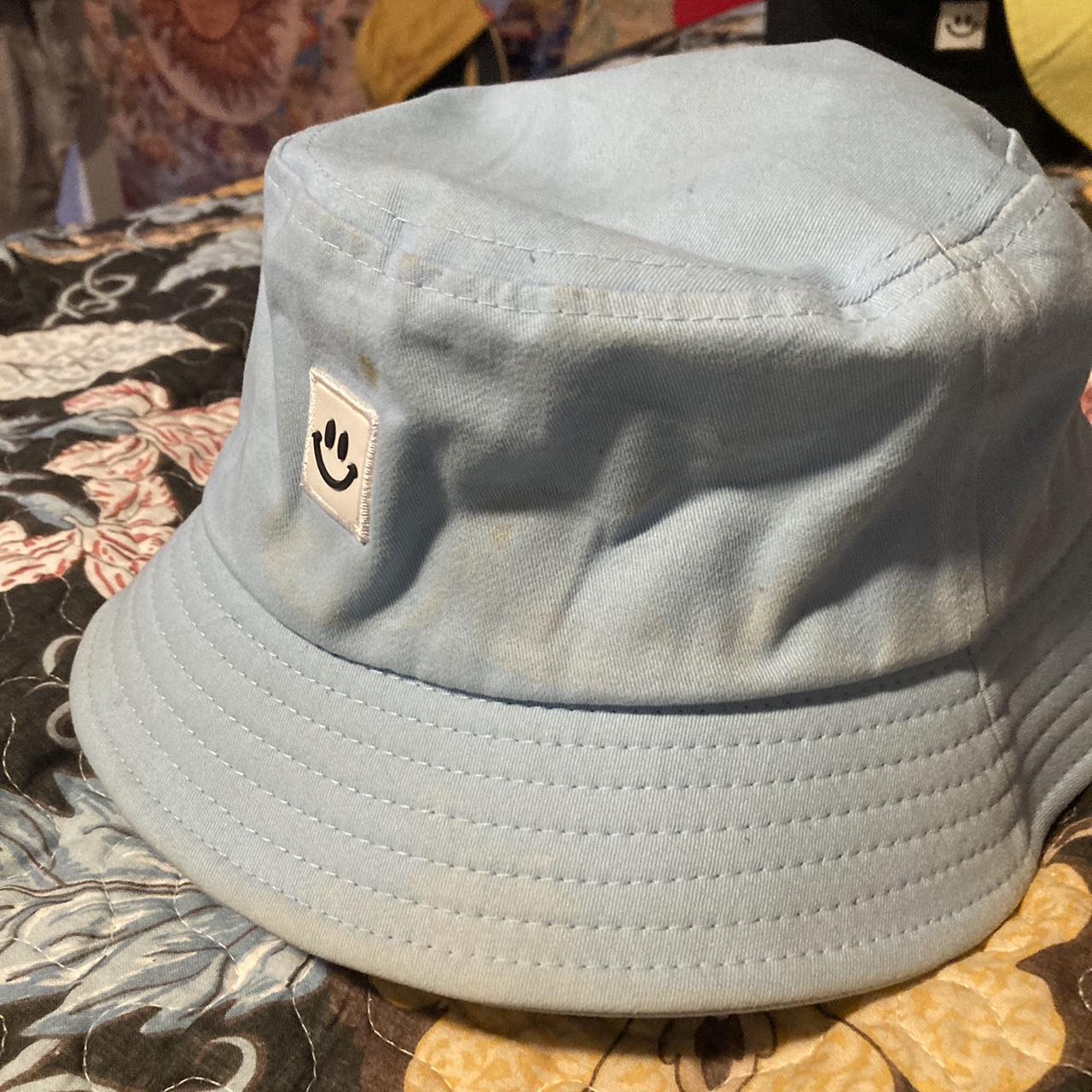 4 pack Multi Colored Bucket hats smilie faces - Depop