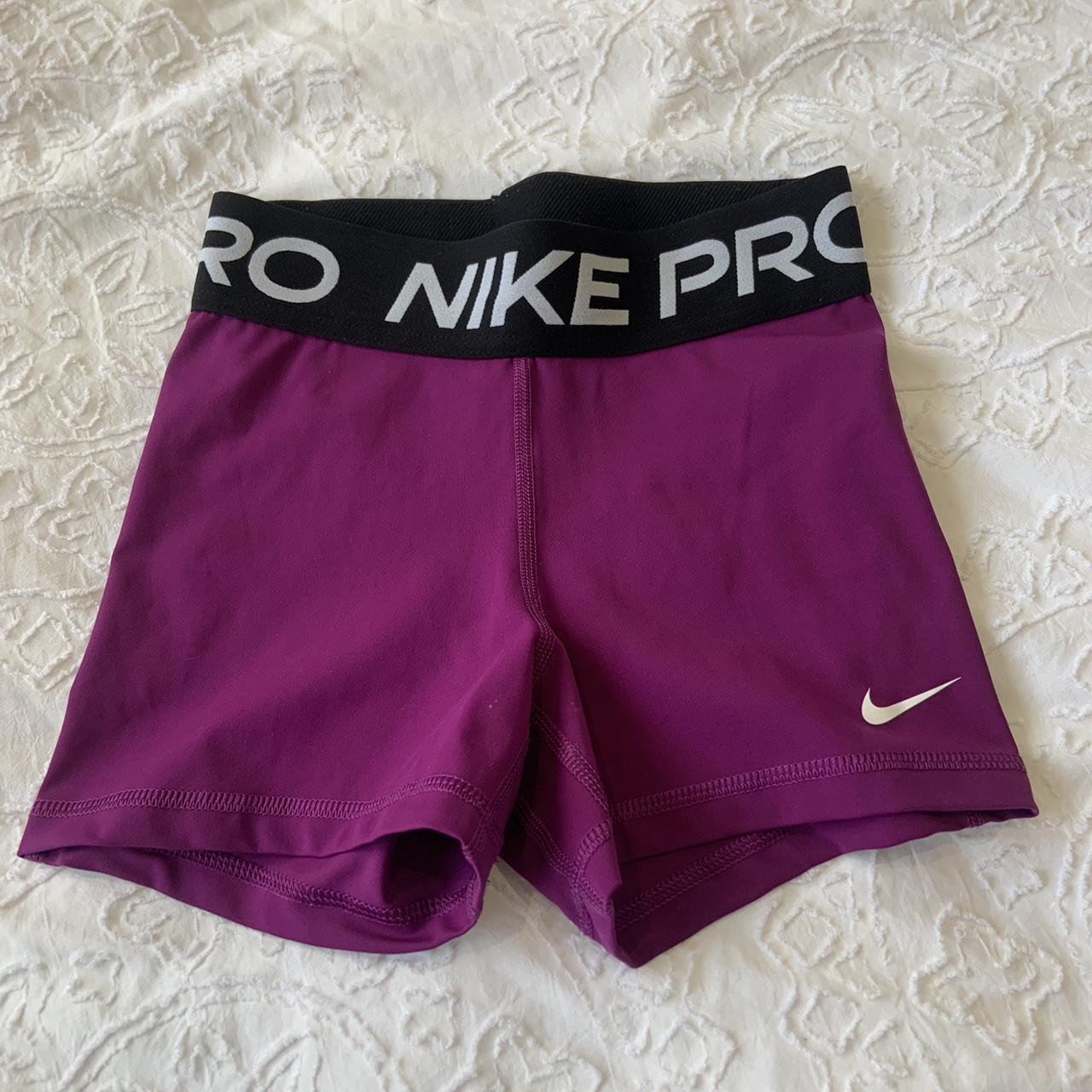 Xs Purple Nike Pro Perfect Condition - Depop