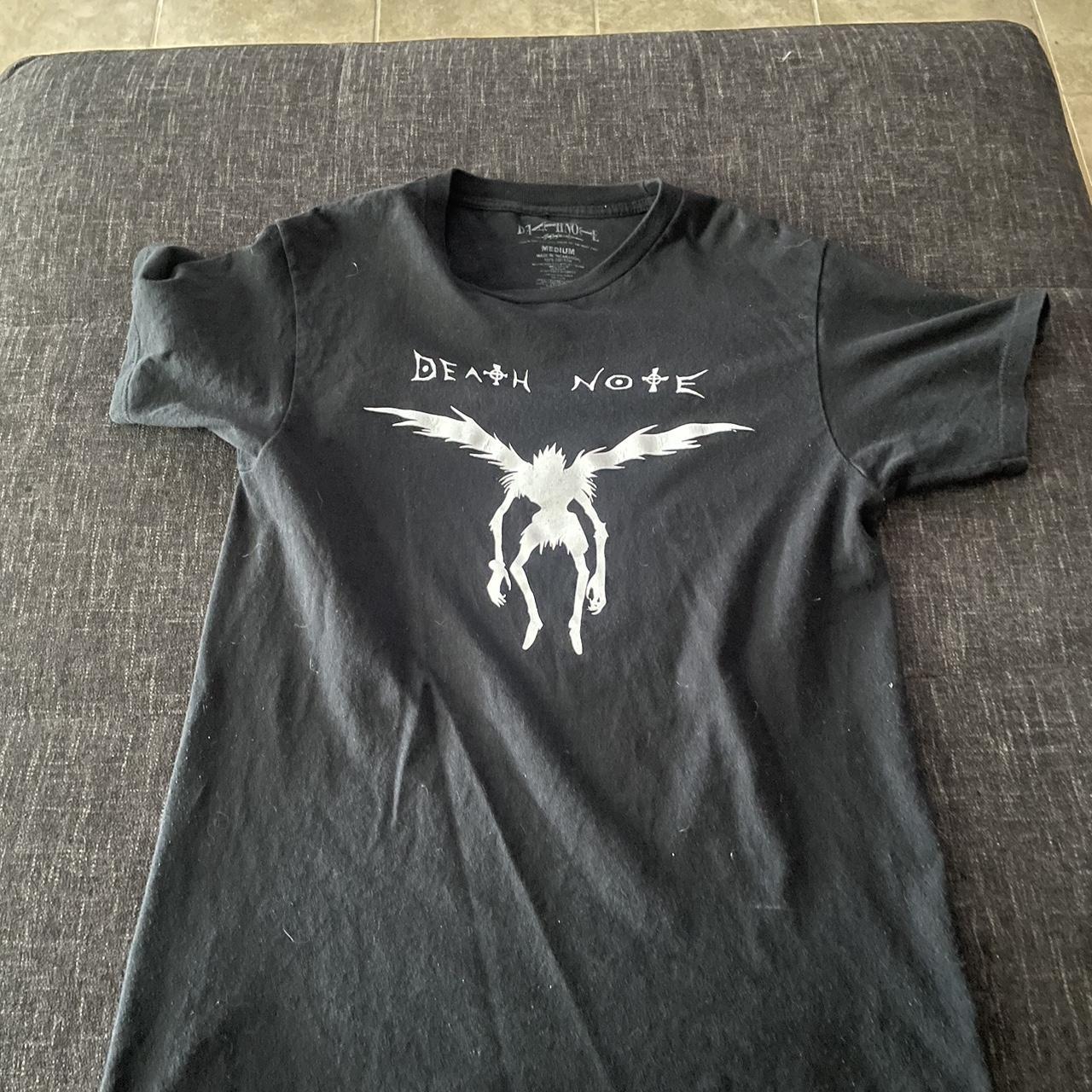 death note shirt size medium - Depop