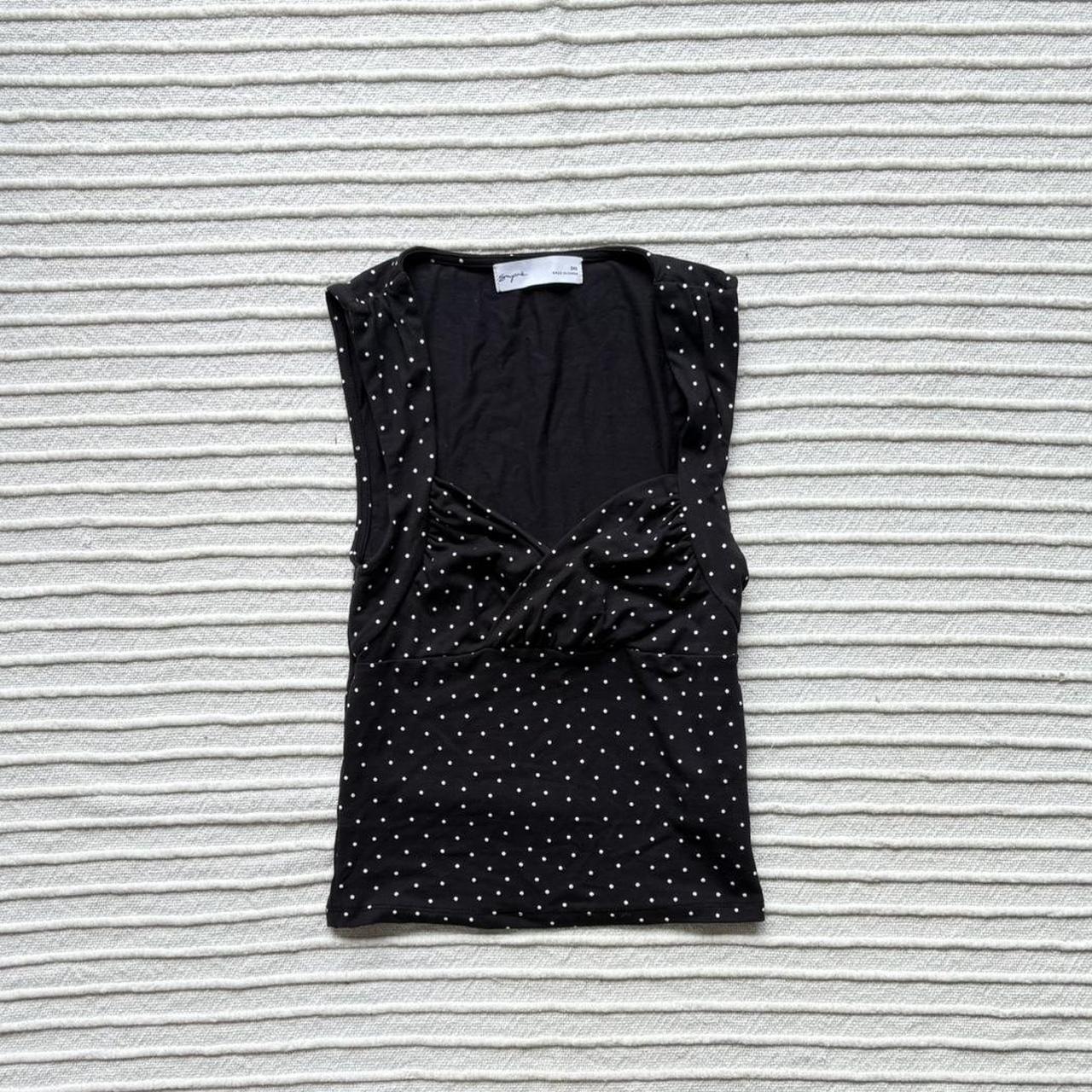 supre polka dot tank ! rrp $25 aud only tried... | Depop