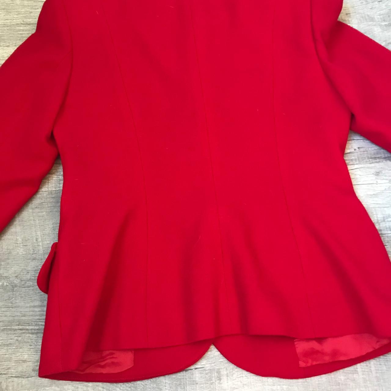 100% wool the lining is 100% acetate. Buttons and... - Depop