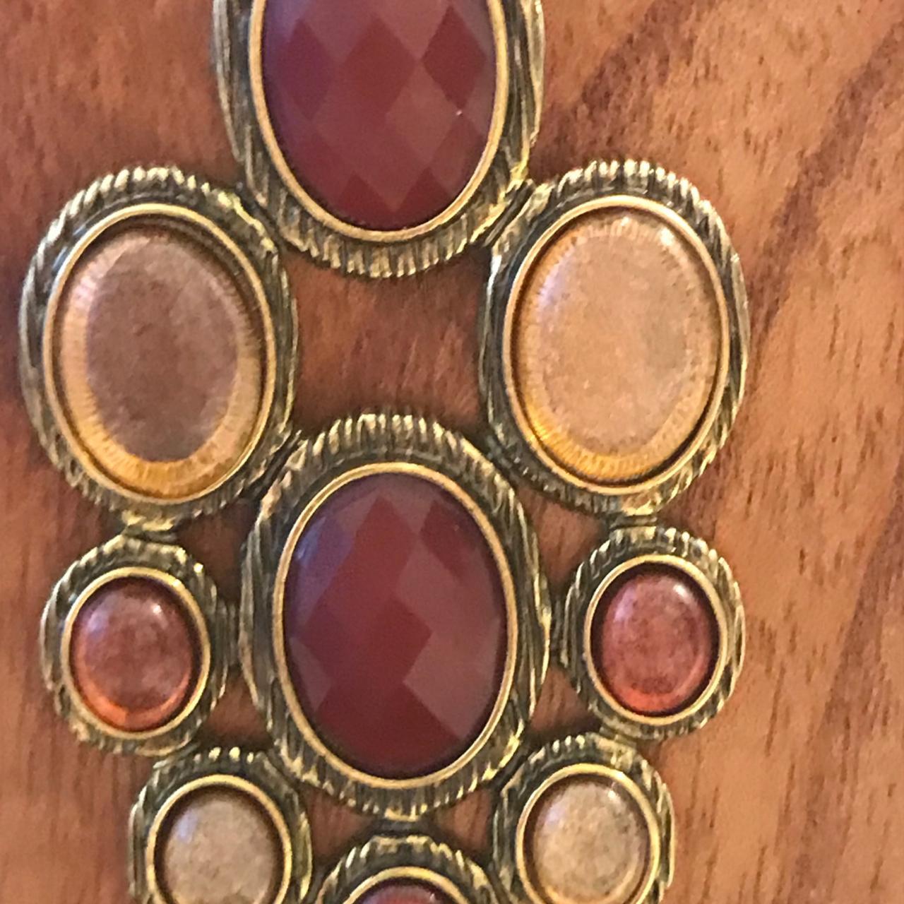 30” wearable length. Pendant measurements are in... - Depop