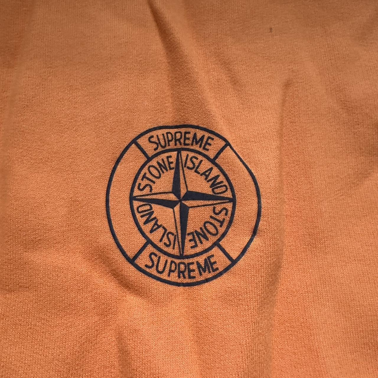 Supreme stone island box logo hoodie Used few times... - Depop