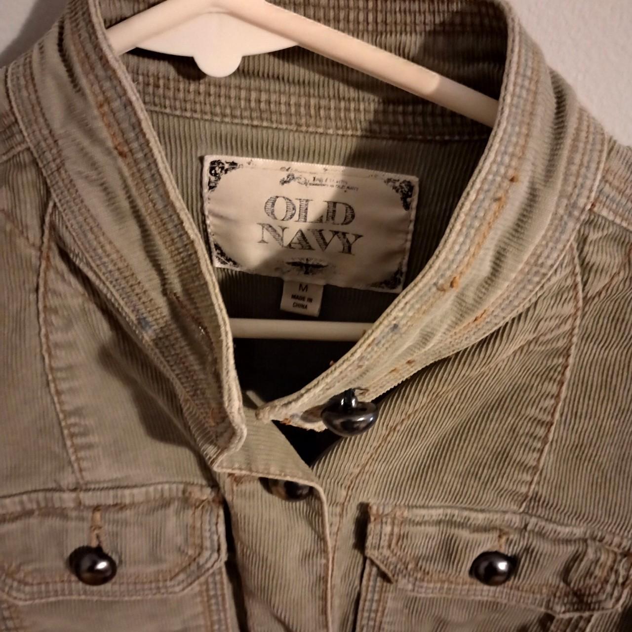 Vintage old navy button down corduroy jacket #2000s... - Depop