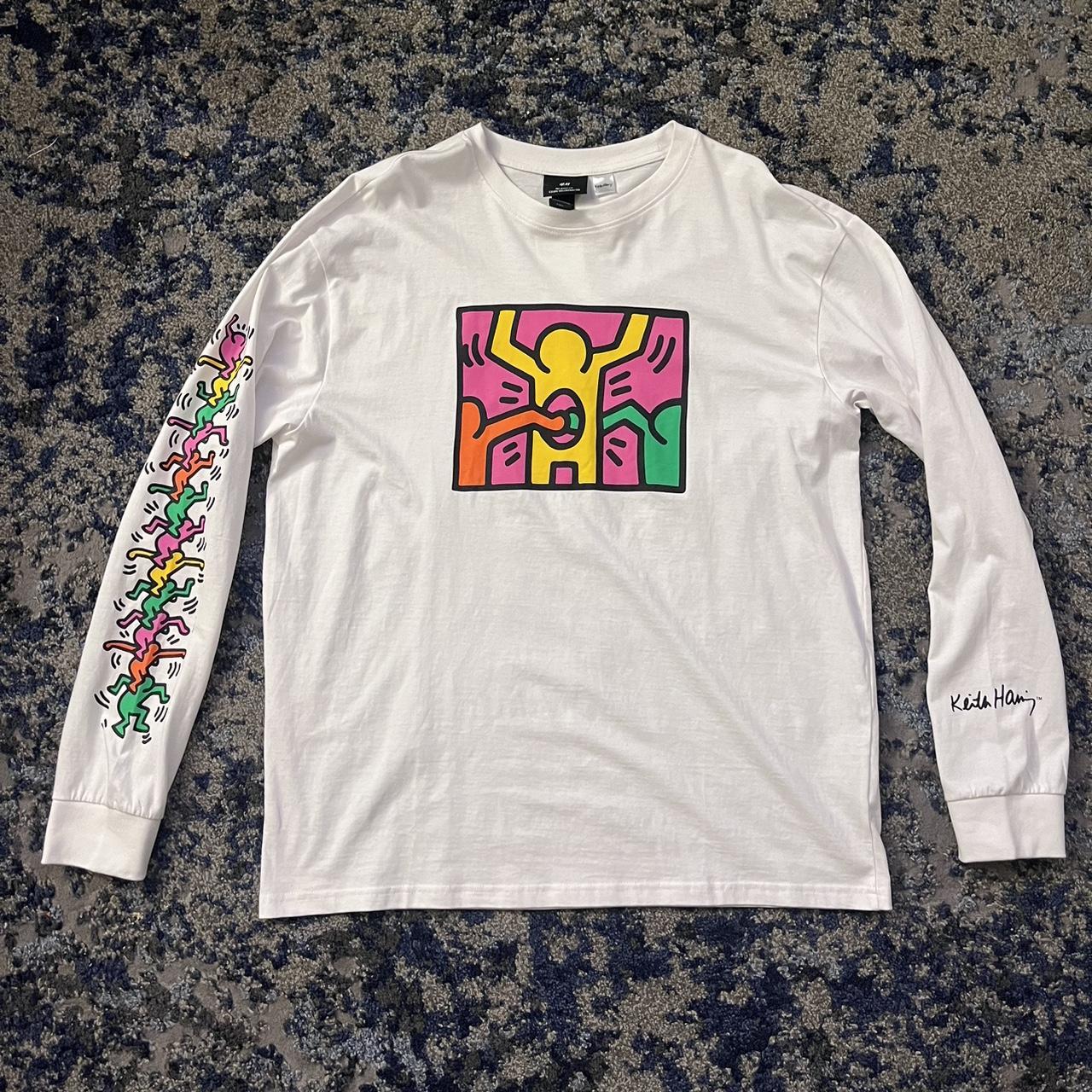 Keith Haring Long Sleeve T Shirt Fits Large - Depop