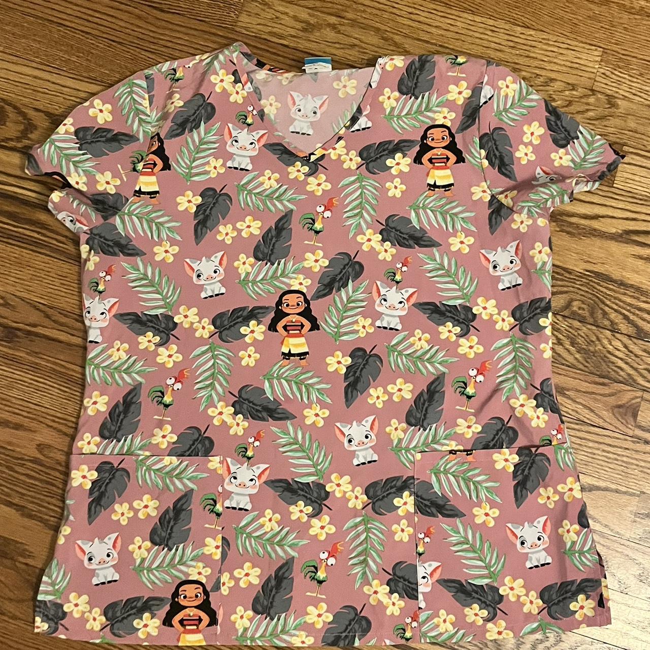 Large Moana scrub top - Depop