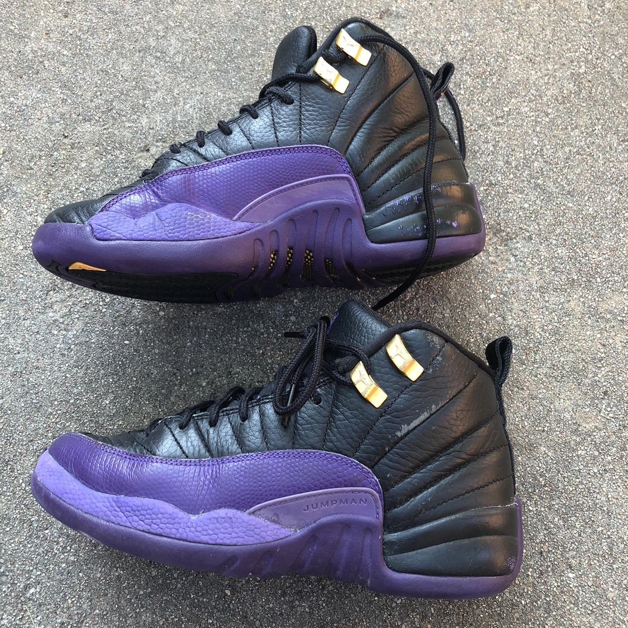 🔮 Jordan 12 gs field purple kids Sz 4y🔮 #jordans... - Depop