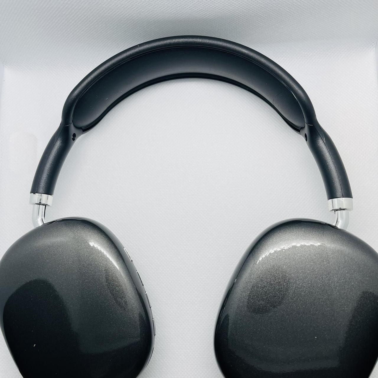 Black AirPod Max headphones with a sleek design,... | Depop