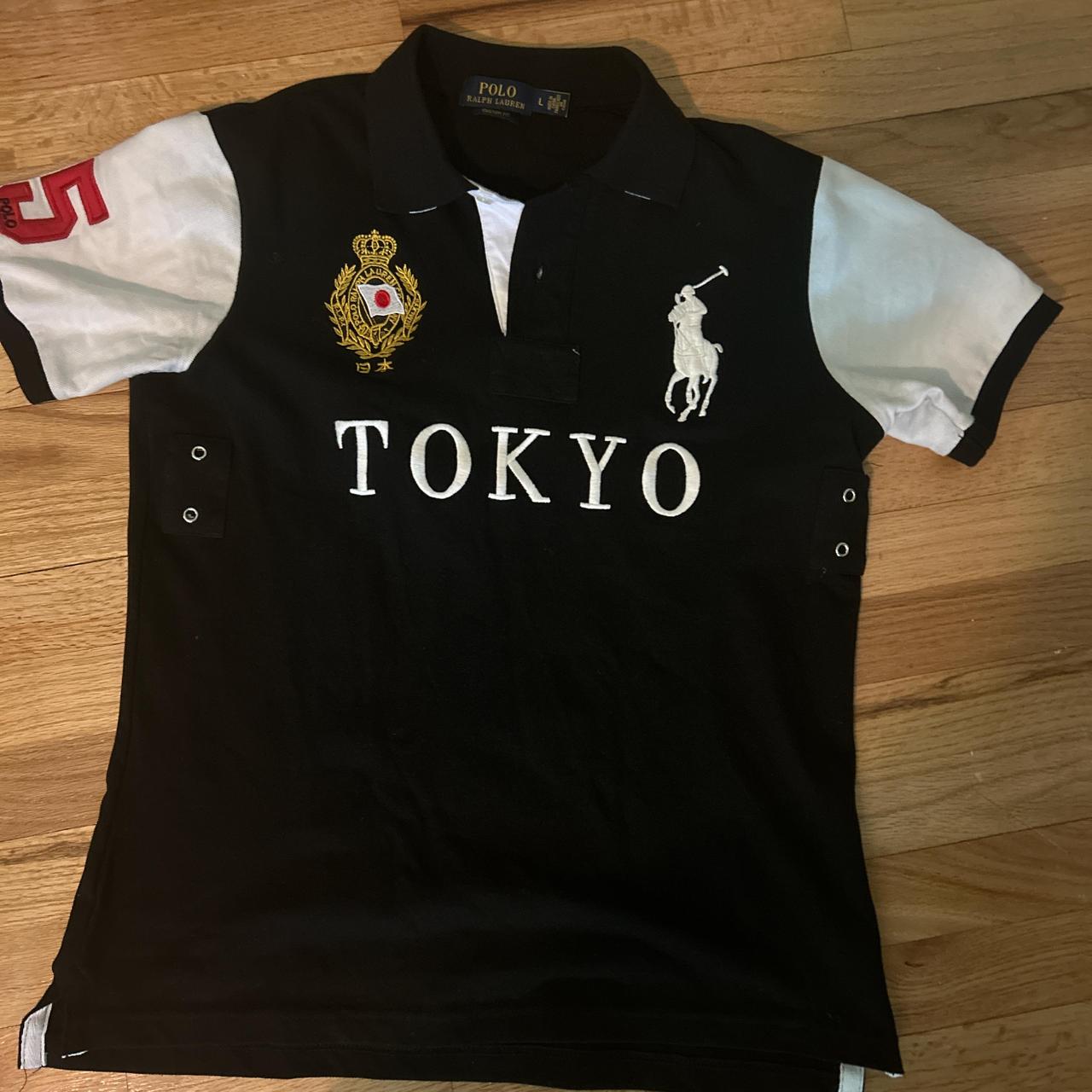 Tokyo chief keef polo shirt 0 flaws worn once - Depop