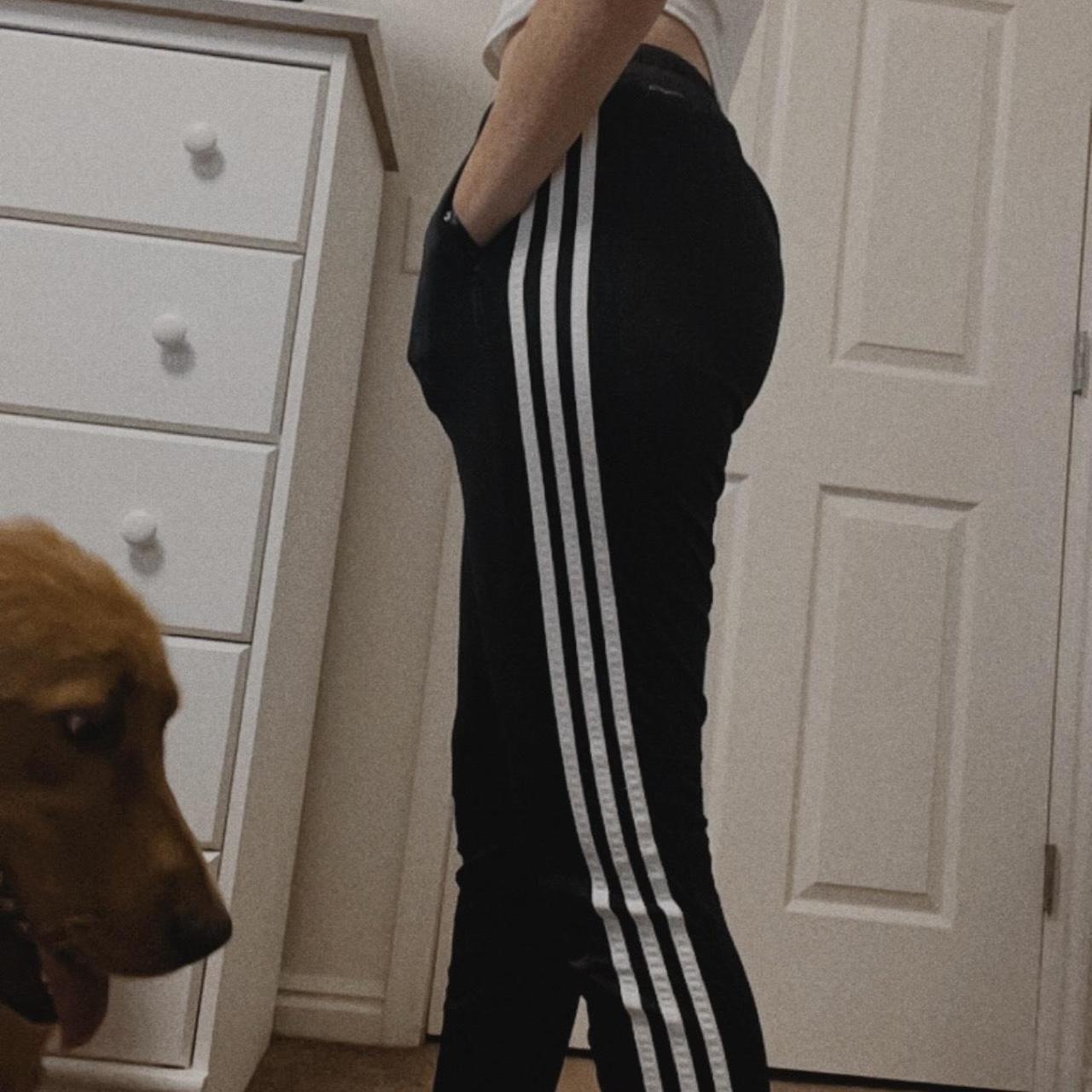 basic adidas track pants! not pictured: ankle zippers - Depop