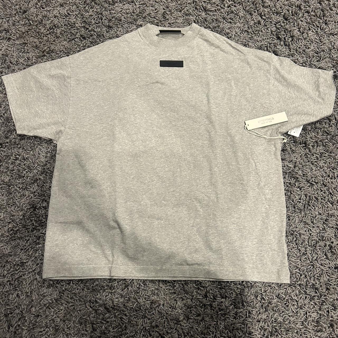 Grey essentials tee - Depop
