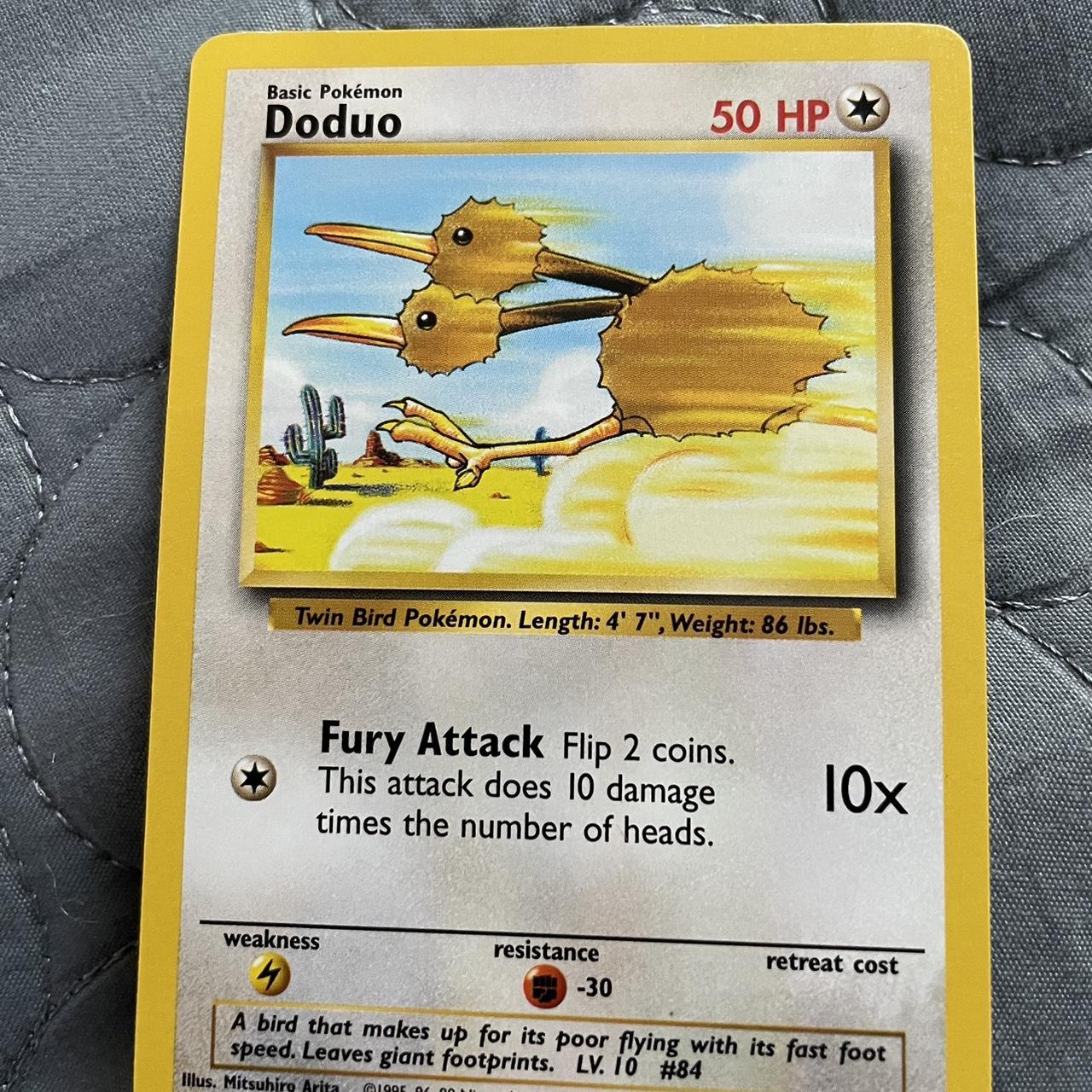 1995 Doduo Pokemon card - Depop