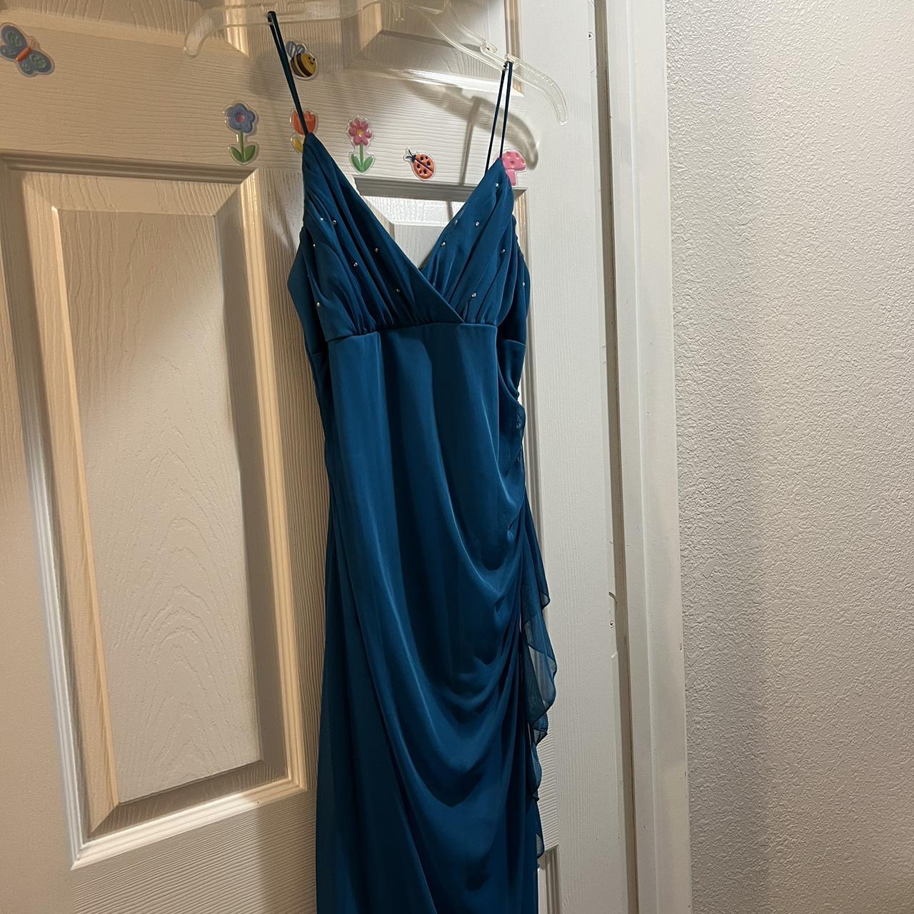 Beautiful blue dress #dress #prom #y2k - Depop