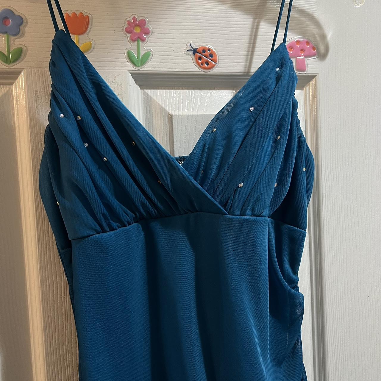 Beautiful blue dress #dress #prom #y2k - Depop