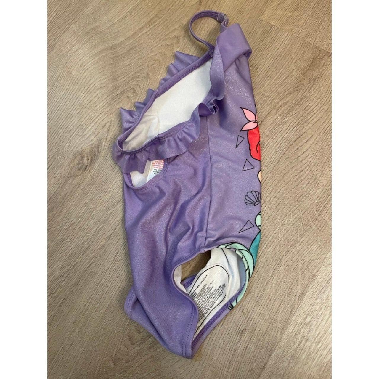 Disney little mermaid swimsuit for girls. Halter top... - Depop