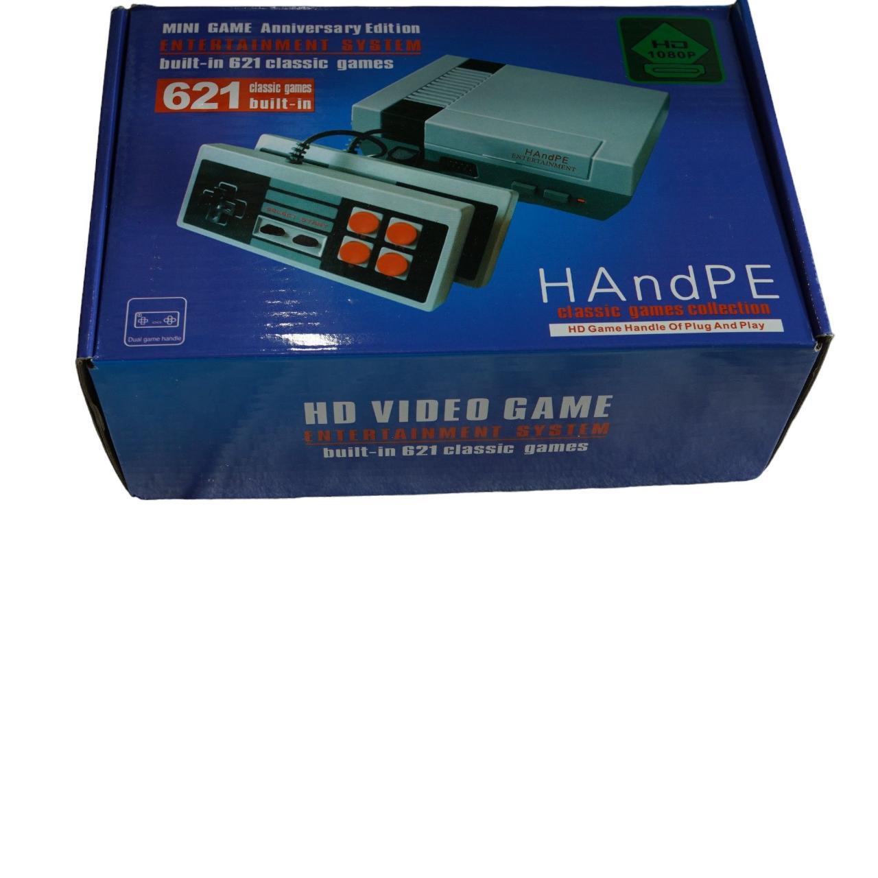 Super Mini 8 BIT Built-in 621 Games with Gamepad... - Depop