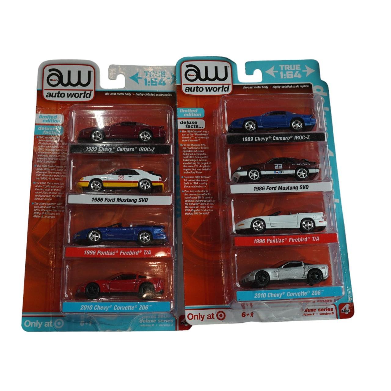 Auto World Deluxe 4-Pack 1989 Chevy 1986 Ford 1996... - Depop