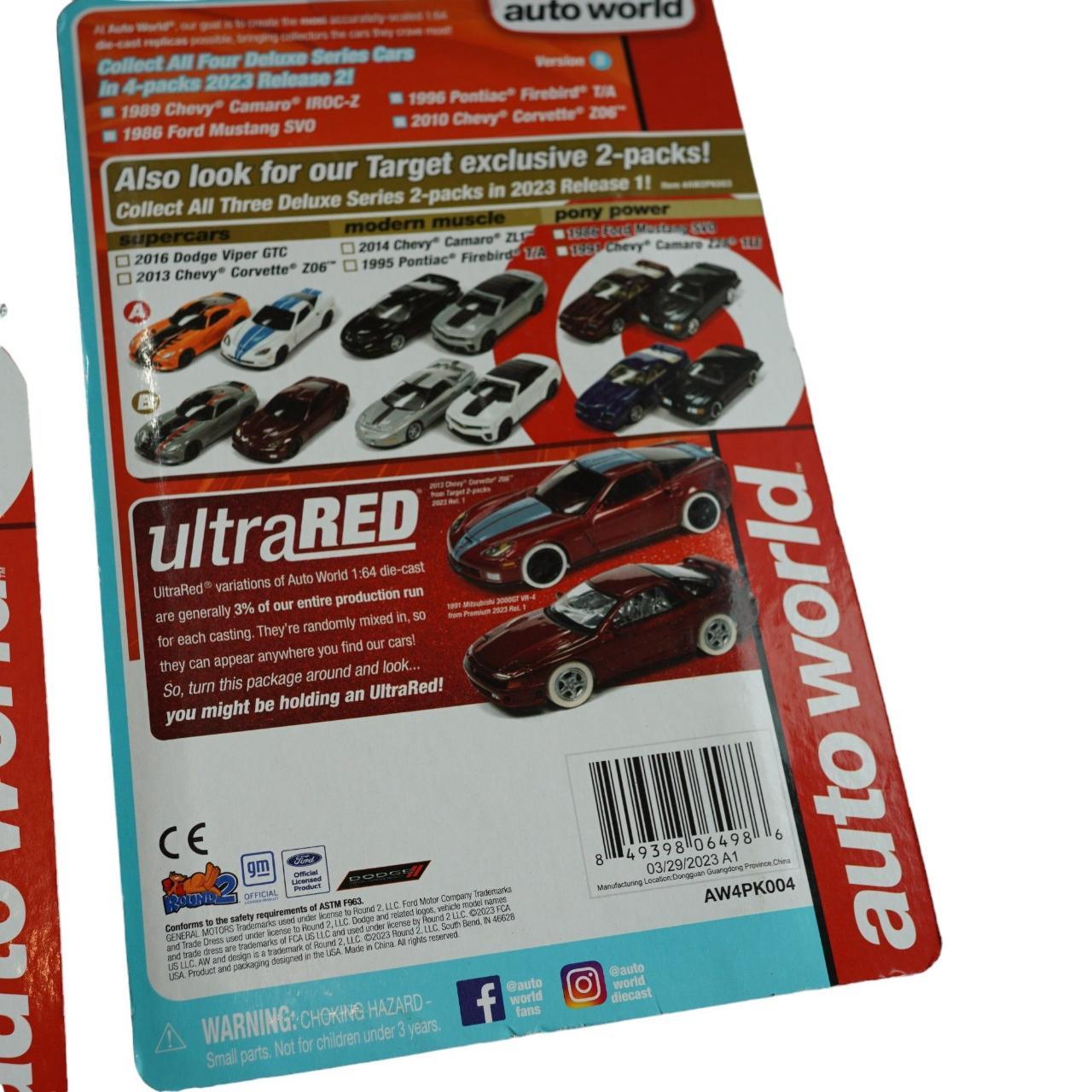 Auto World Deluxe 4-Pack 1989 Chevy 1986 Ford 1996... - Depop