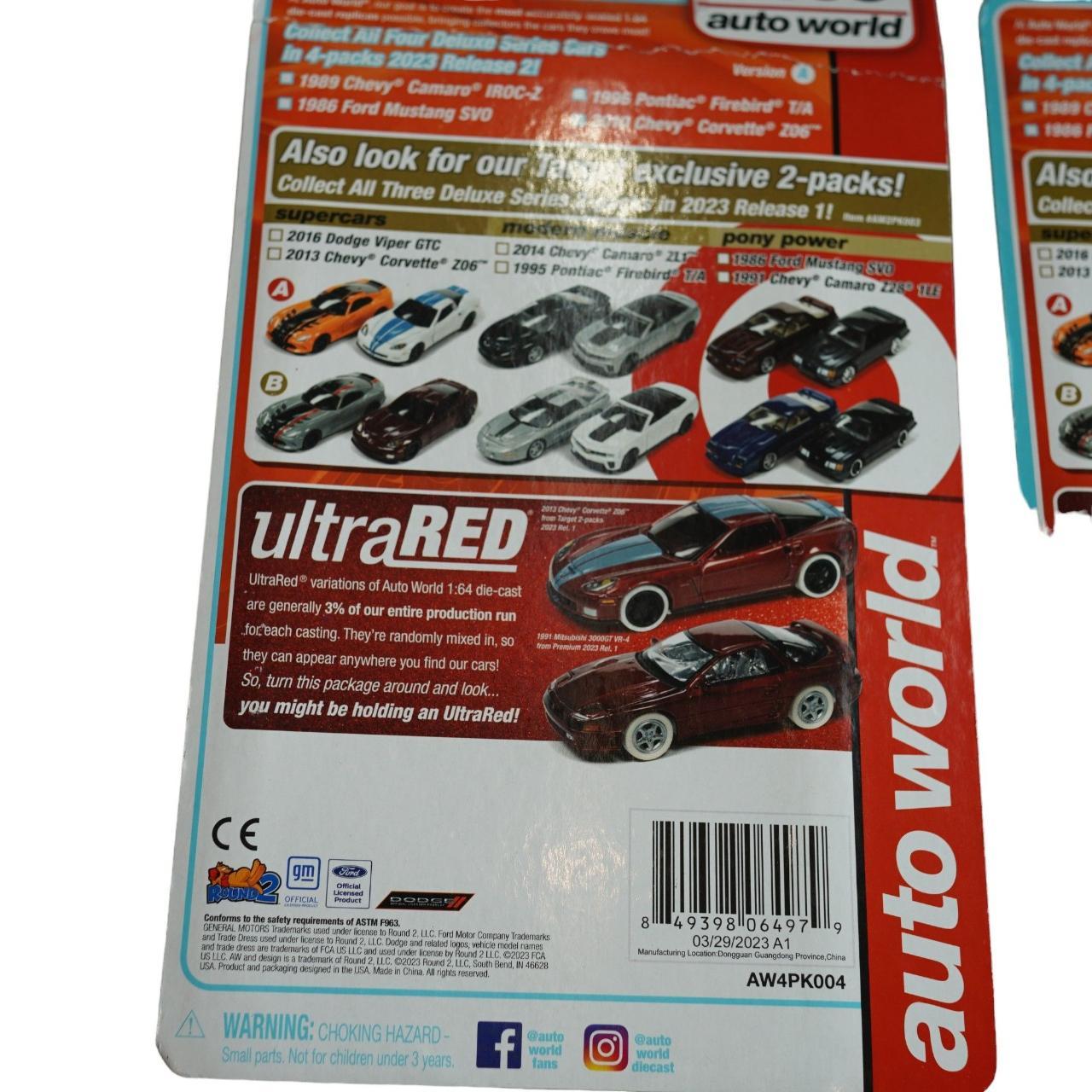 Auto World Deluxe 4-Pack 1989 Chevy 1986 Ford 1996... - Depop