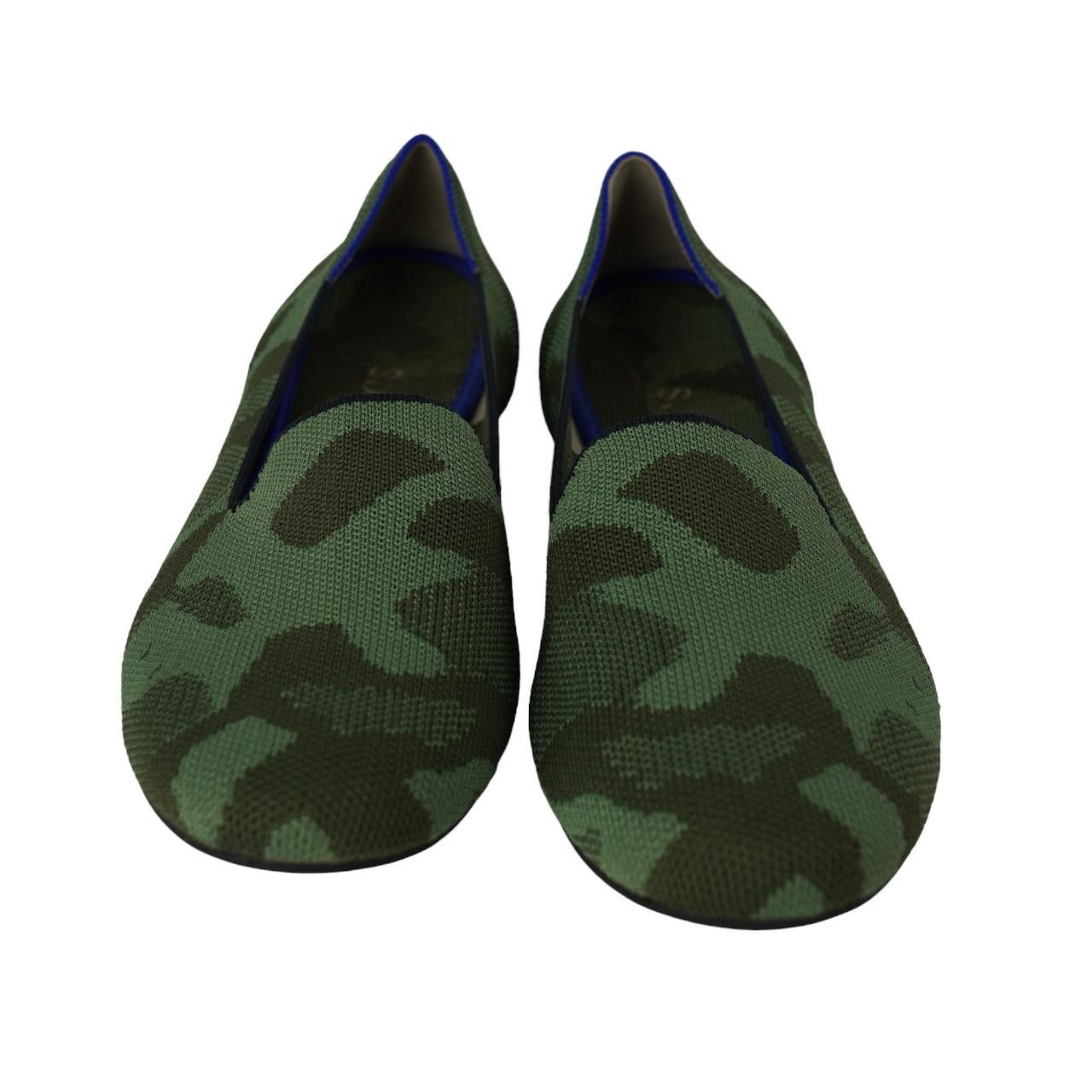 Rothy’s Olive Camo Loafer Knit Flat Slip on Green... | Depop