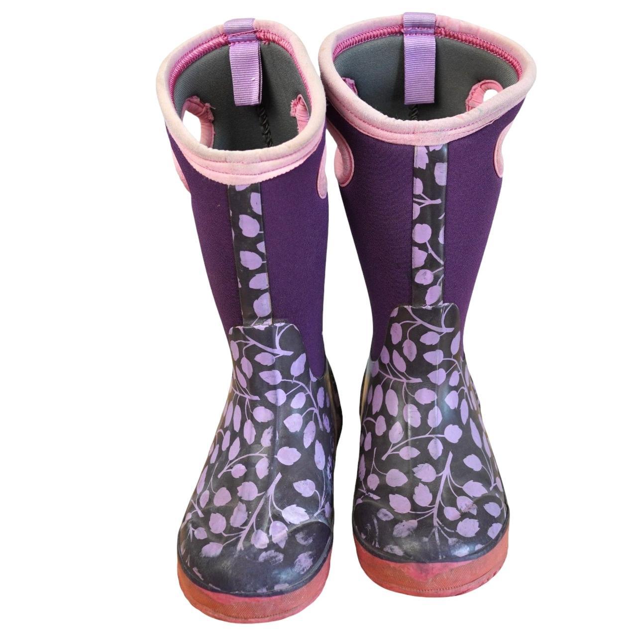 Bogs Kids Classic High Handles Waterproof Insulated... - Depop