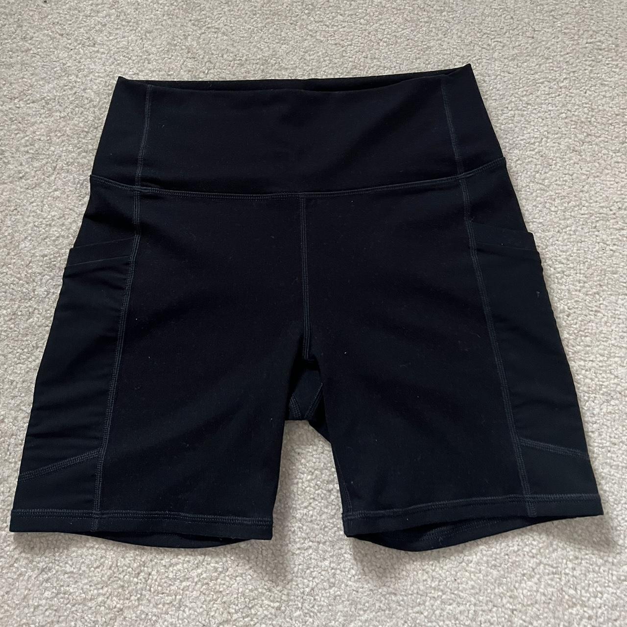 Fabletics biker shorts -size m -once worn... - Depop