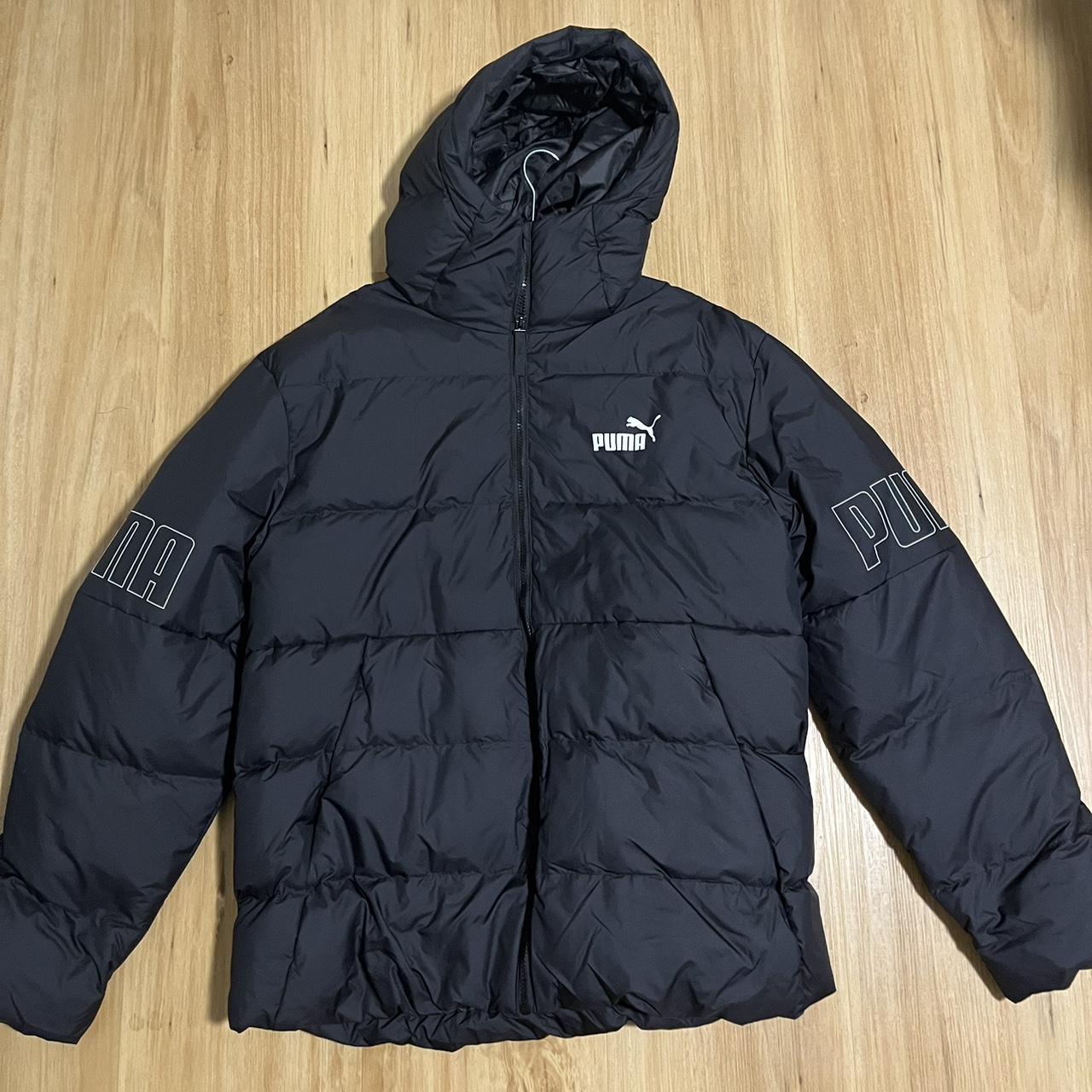 puma puffer us large length - 77cm i am 5’7 dm for... - Depop