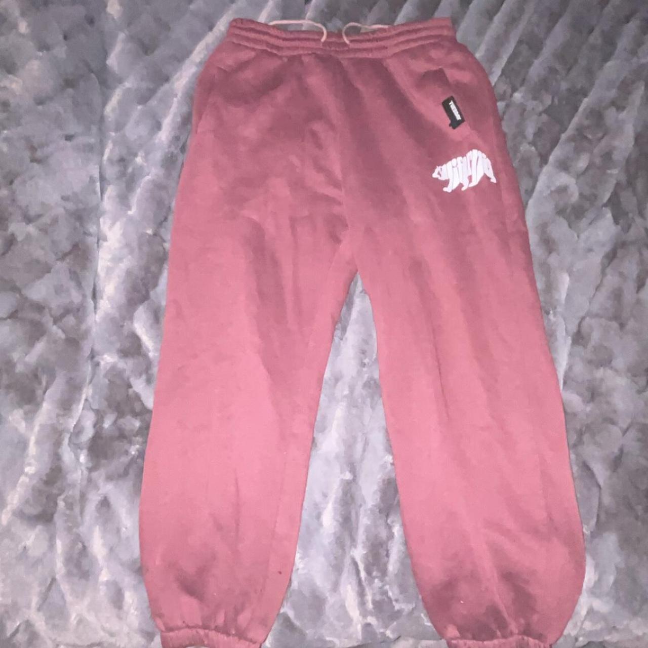 Maroon Sweatpants - Depop