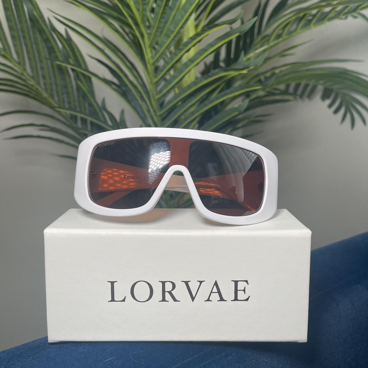 BRAND NEW Lorvae White Sunglasses #lorvae... - Depop