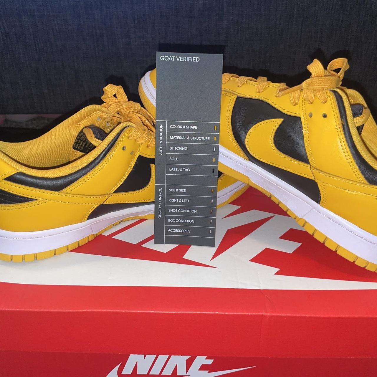 Nike Dunk Lows “Golden Rods” fairly worn 8/10... - Depop