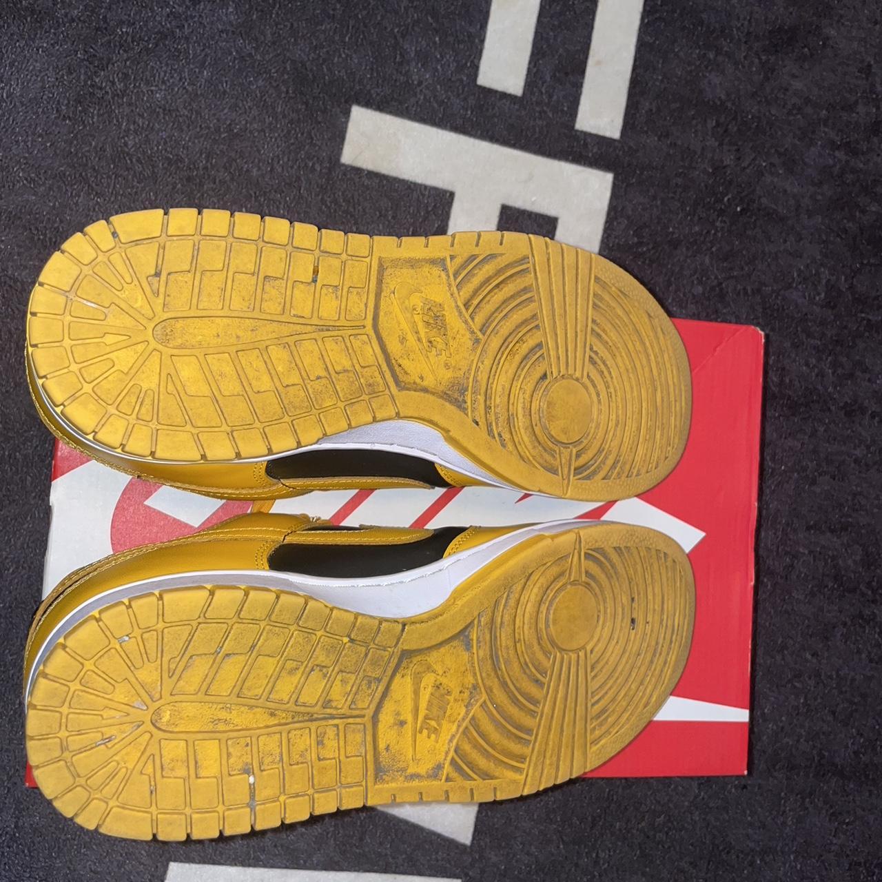 Nike Dunk Lows “Golden Rods” fairly worn 8/10... - Depop