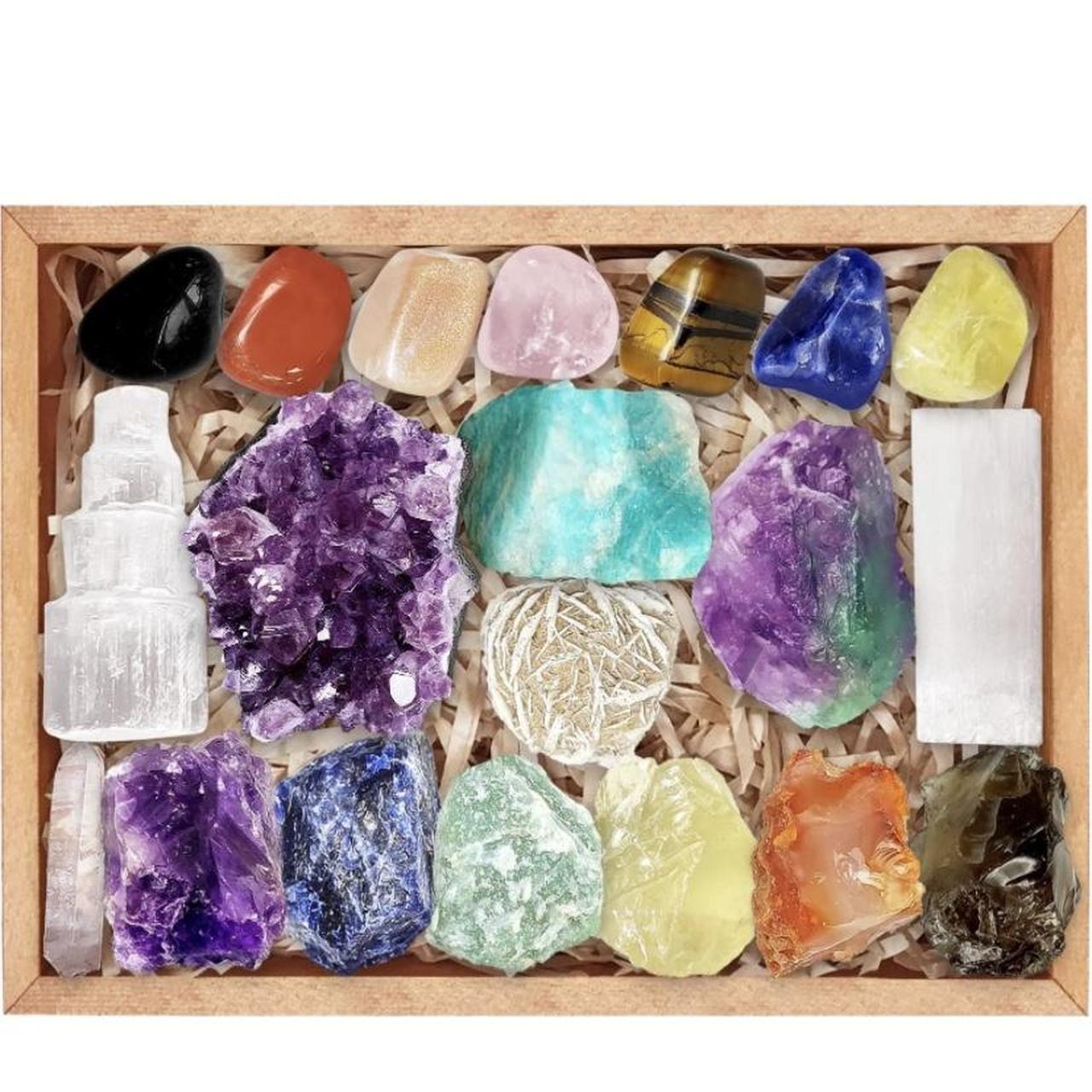 Crystal bundle featuring a variety of stones,... - Depop