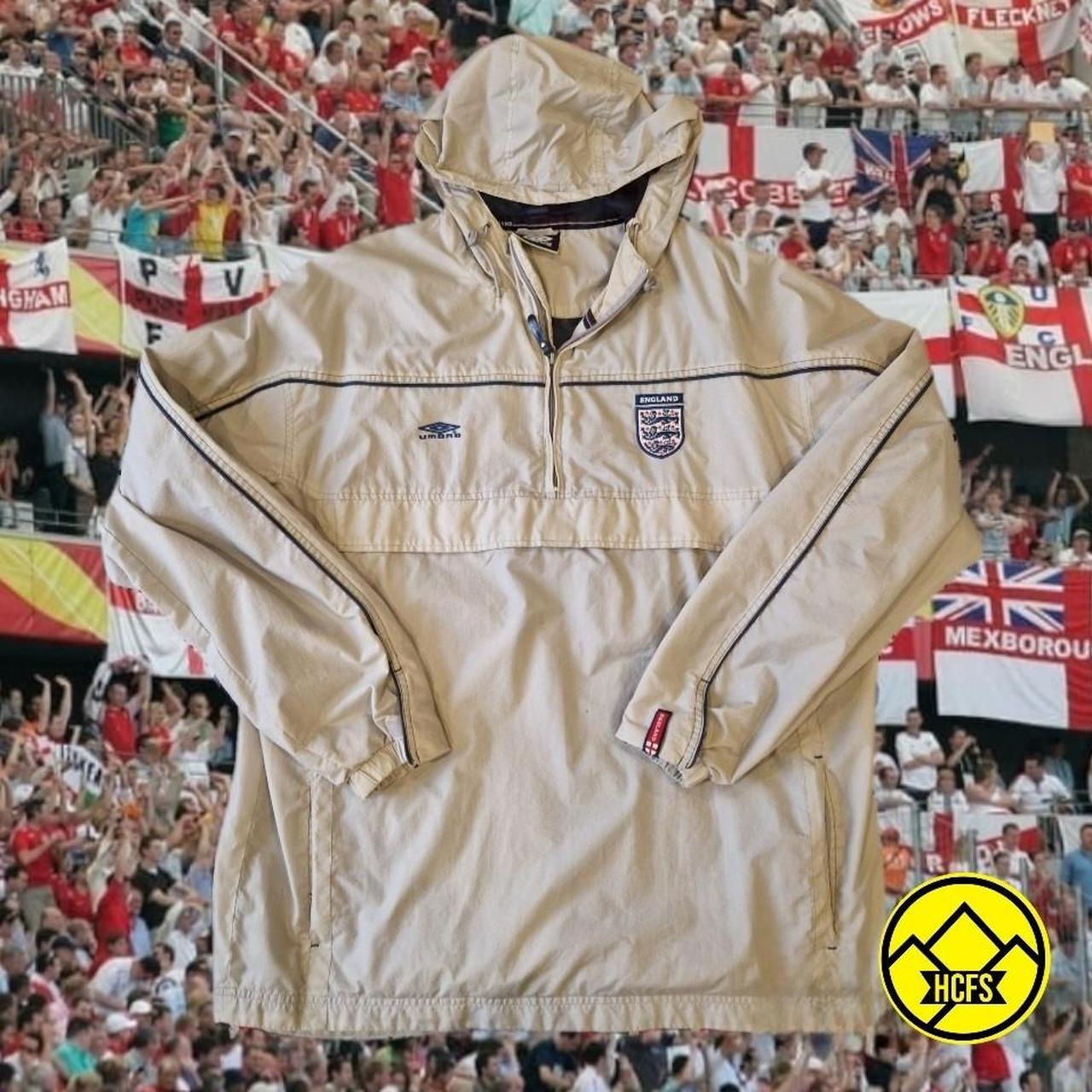 England 00s umbro hooded jacket in size XL. Jacket... - Depop