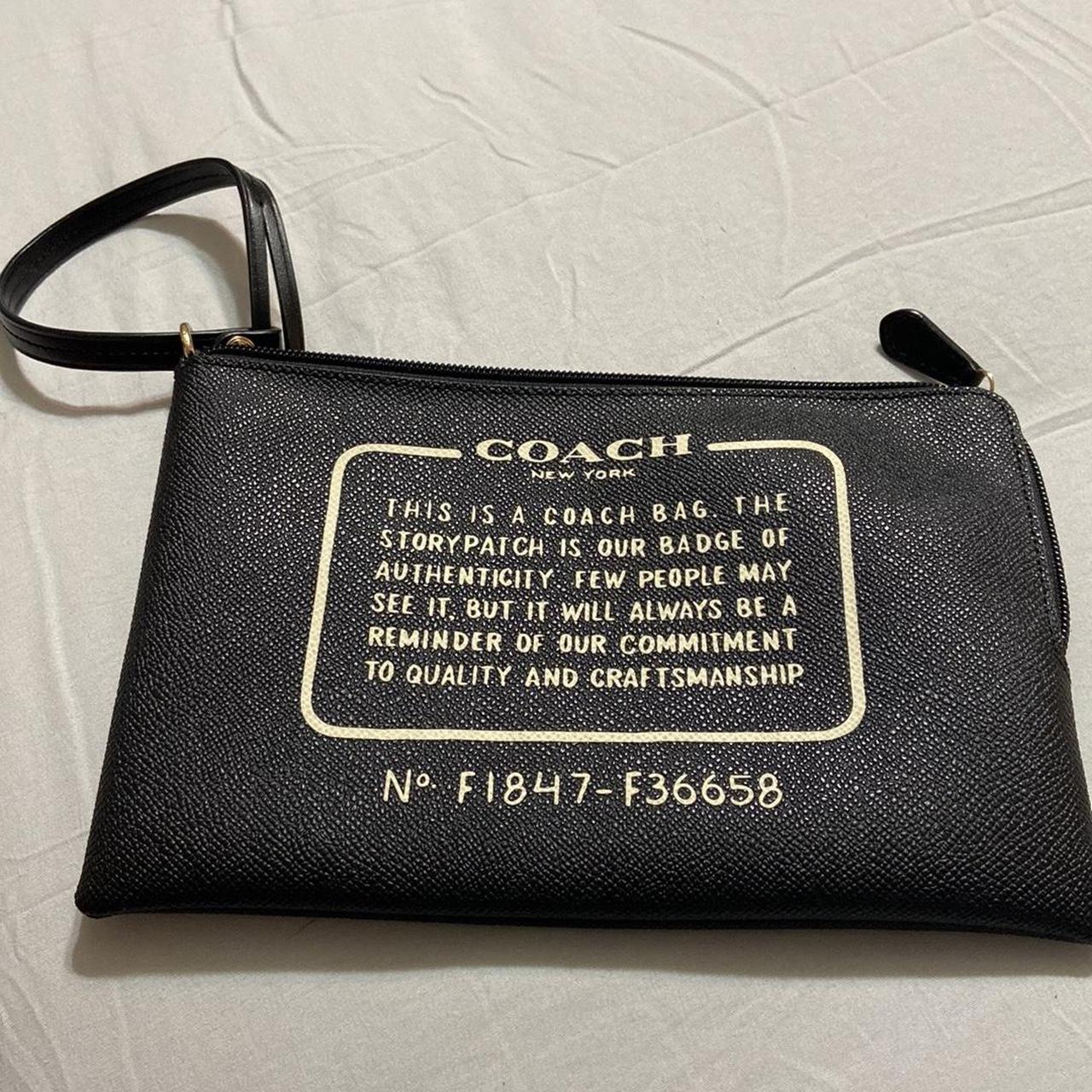 Coach Storypatch Wristlet - Depop