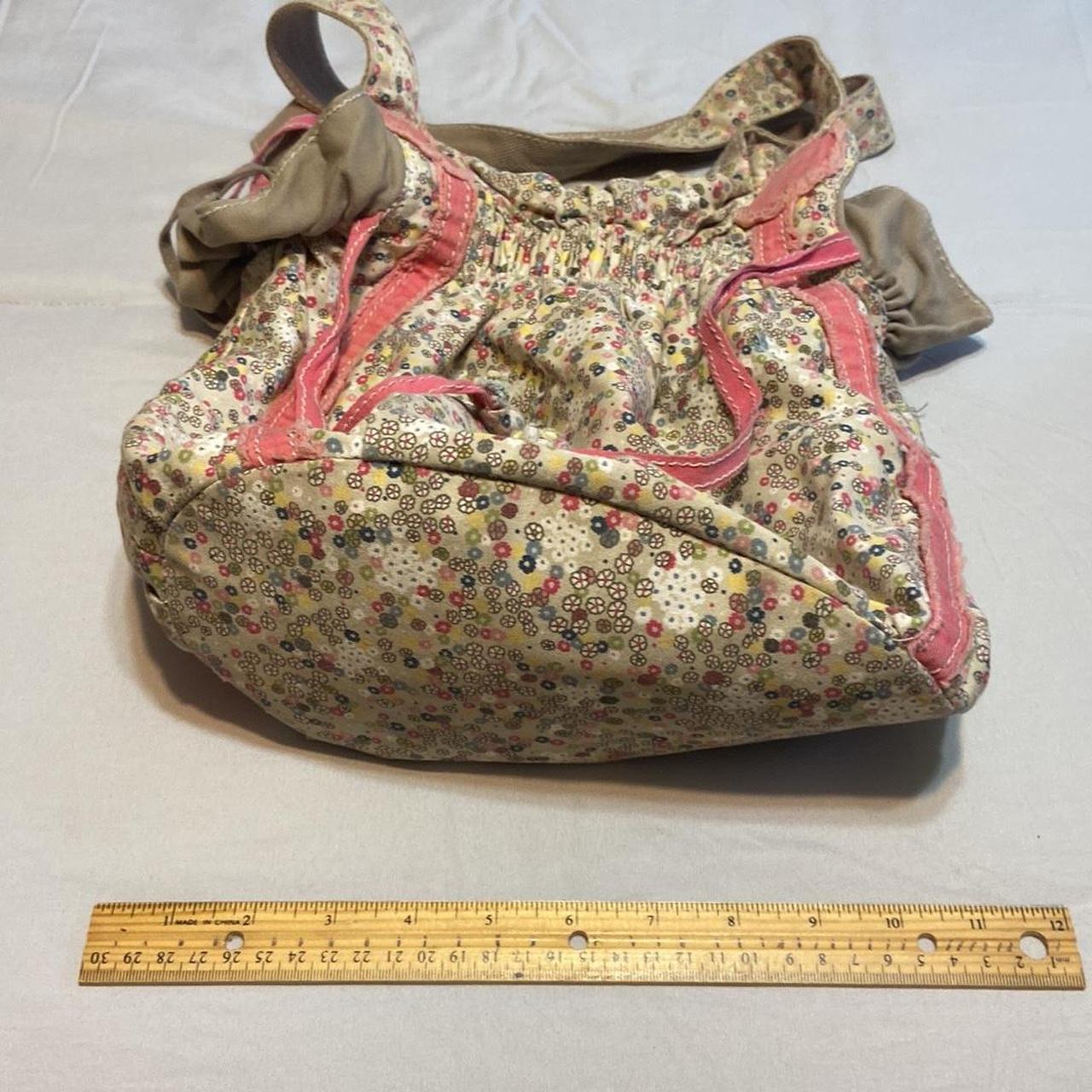 Thirty One drawstring cloth floral bag in great... - Depop