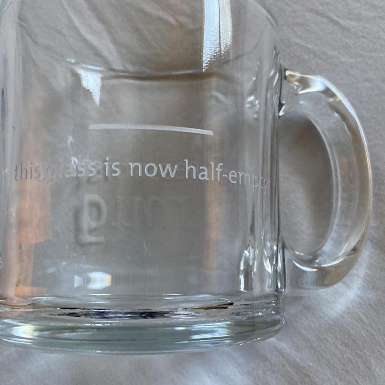 Pessimist’s mug. Half empty. Despair.com. Excellent w - Depop