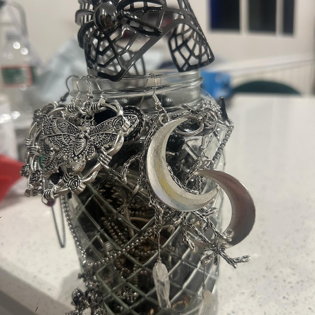 Goth mystery jewelry jar jar not included for... | Depop
