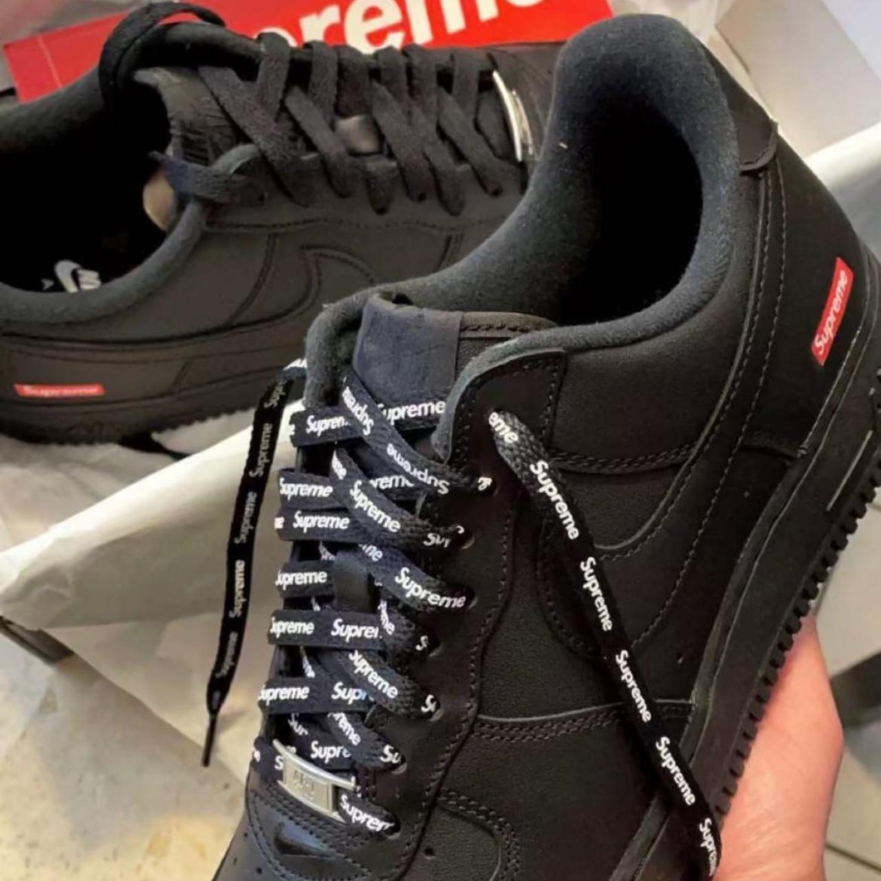 Fresh supreme airforce 1s can source any size - Depop