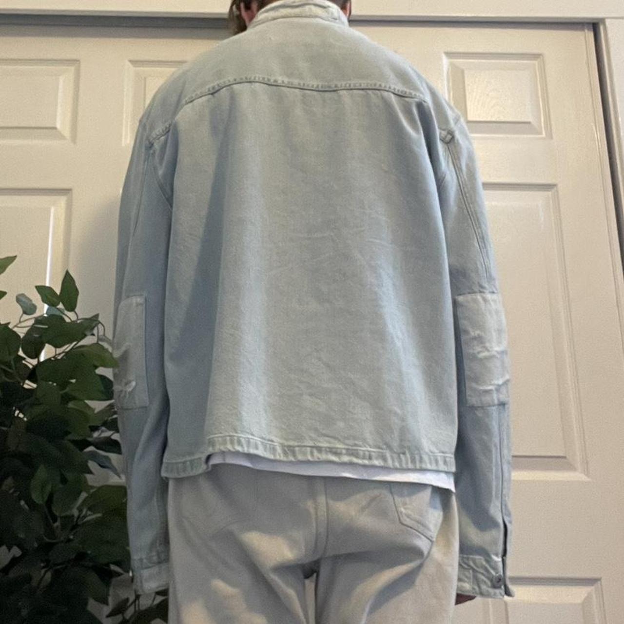 032C 'Double Shift' Patchwork Denim Jacket - Depop