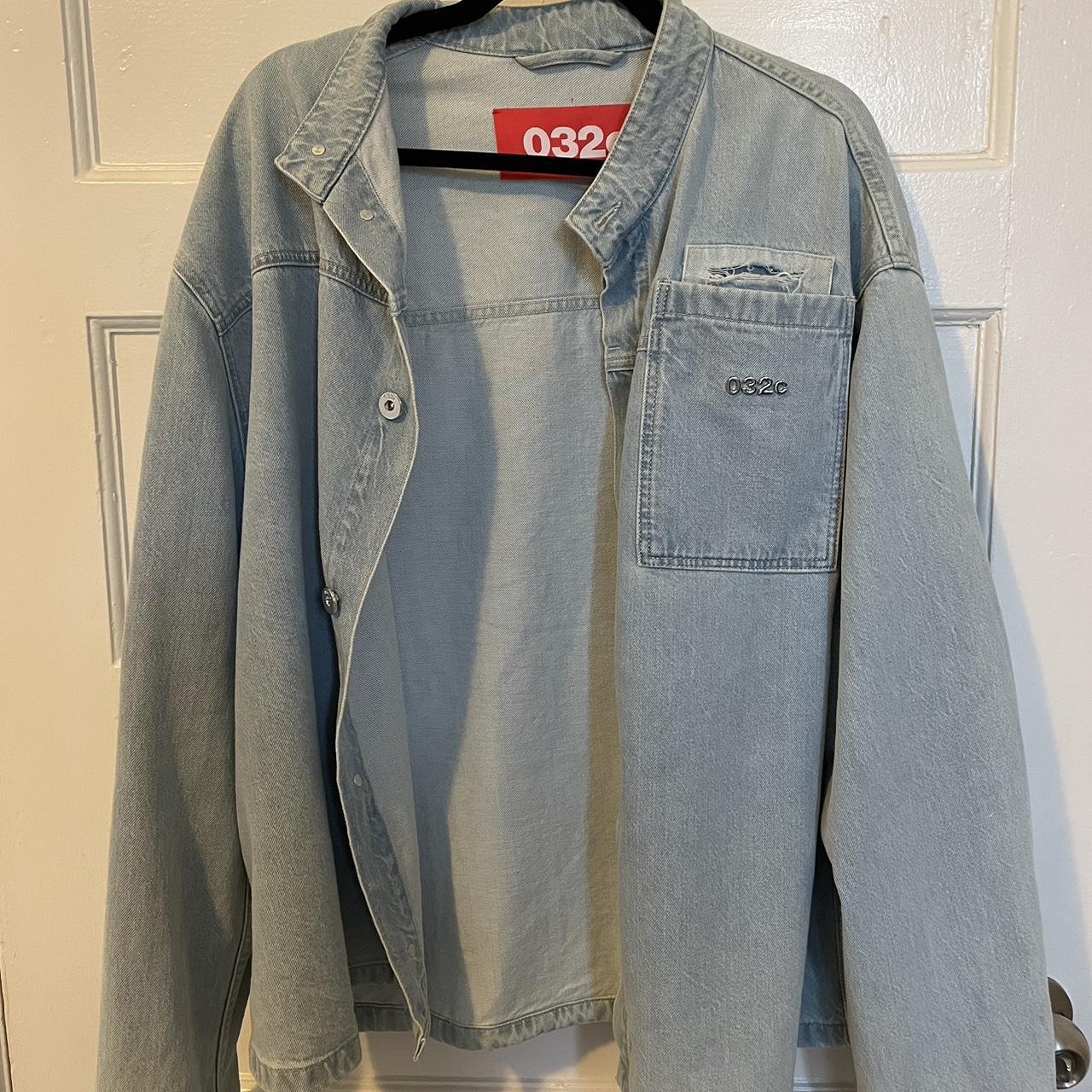 032C 'Double Shift' Patchwork Denim Jacket - Depop