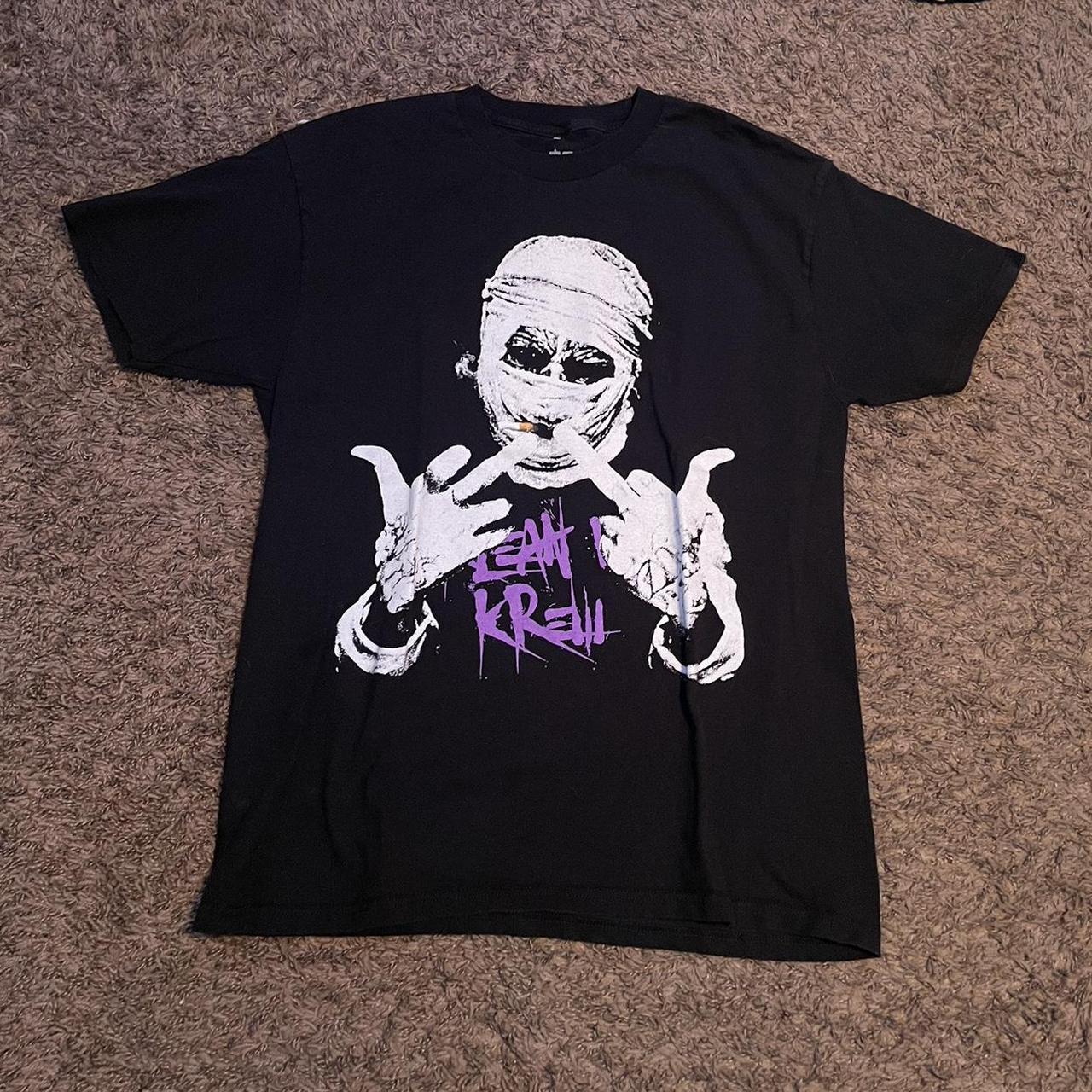 Large sos mula black and purple shirt #sosmula... - Depop