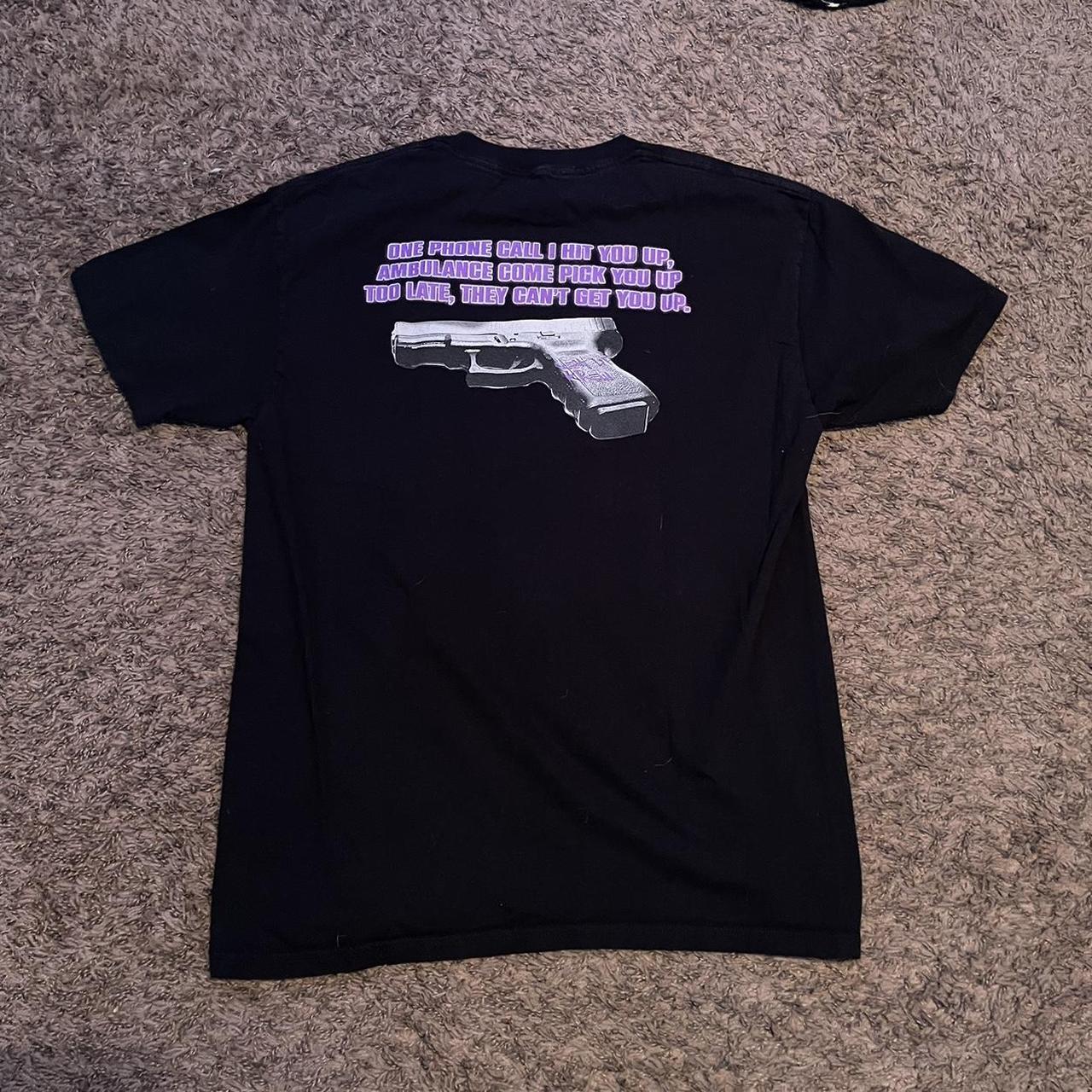 Large sos mula black and purple shirt #sosmula... - Depop