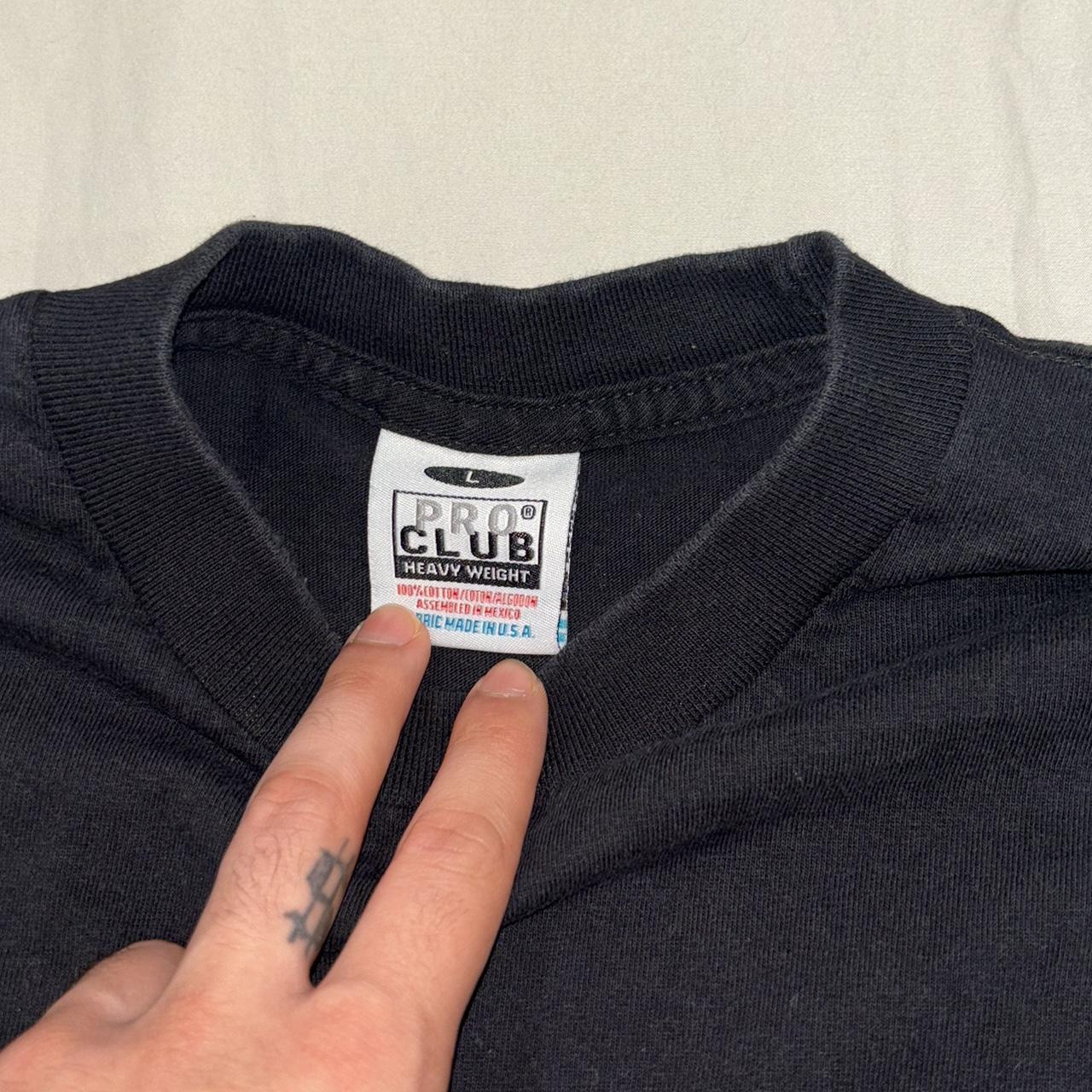 black pro club slightly worn - Depop